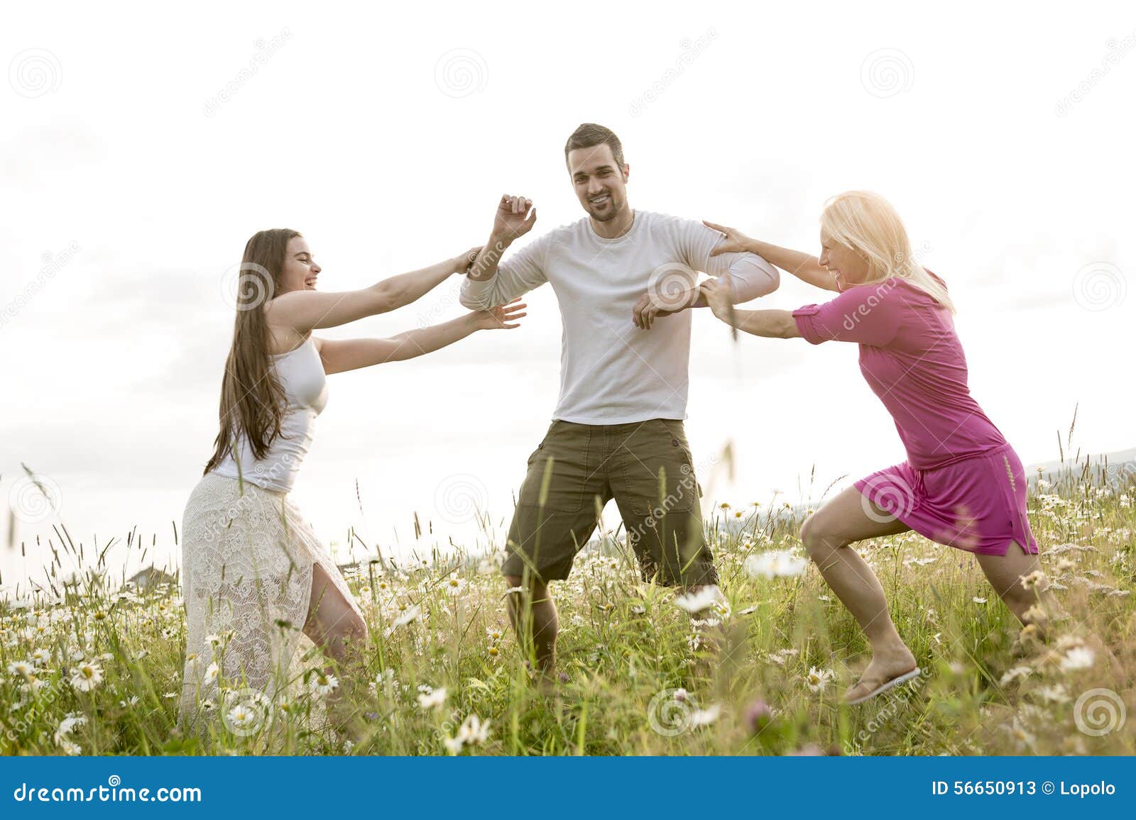 Happy Friends Spending Free Time Together in a Stock Image - Image of ...