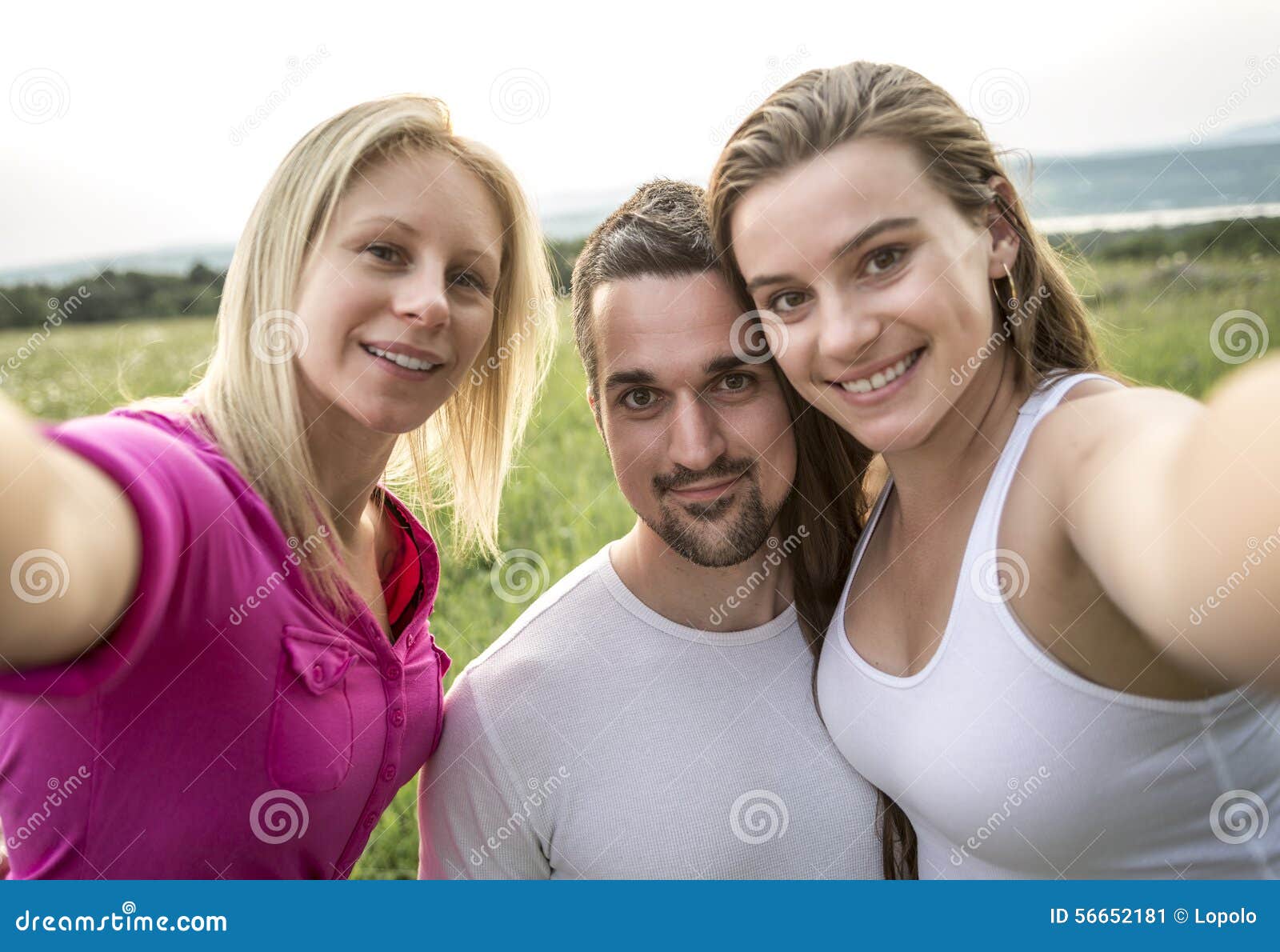 Happy Friends Spending Free Time Together in a Stock Image - Image of ...