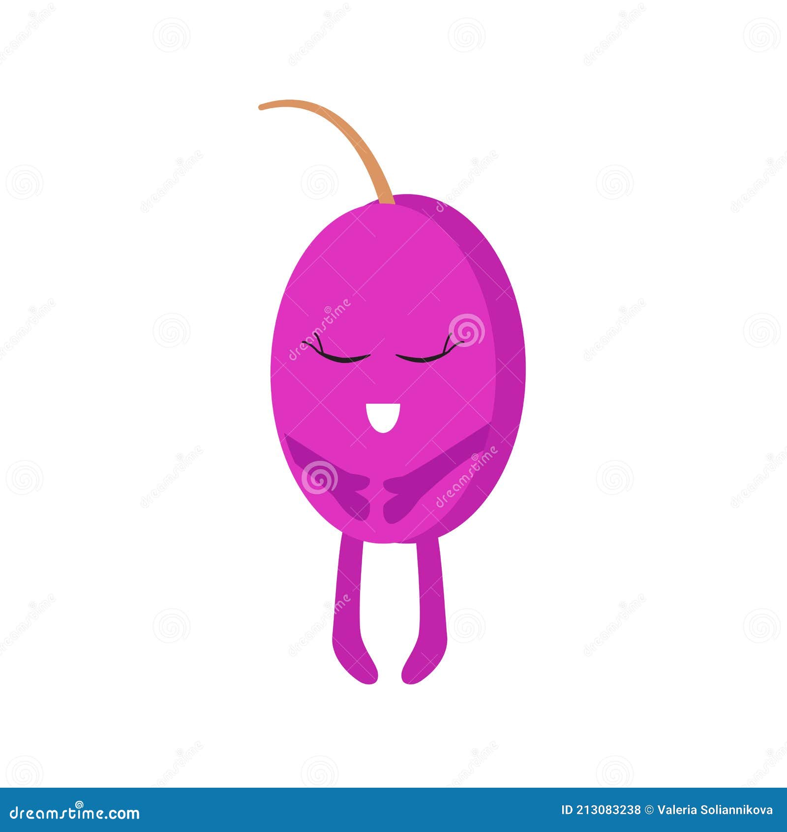 Cute Embarrassed Cartoon Humanized Pencil Character With Flushed Red ...