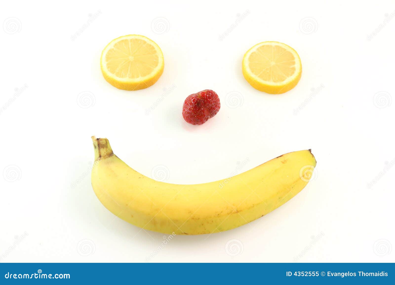 Happy fruit face stock image. Image of eating, close, head - 4352555