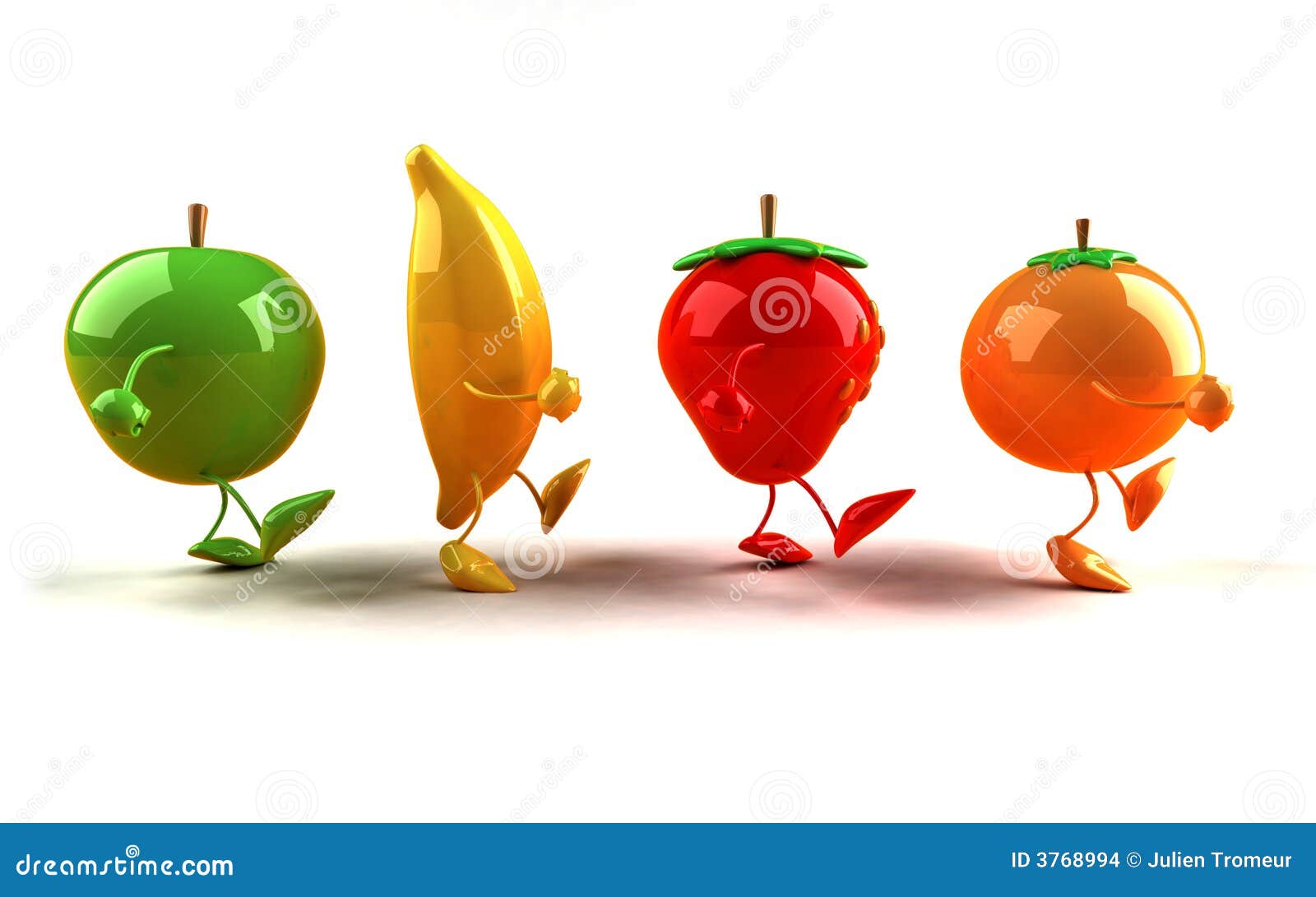 Happy fruits stock illustration. Illustration of close - 3768994