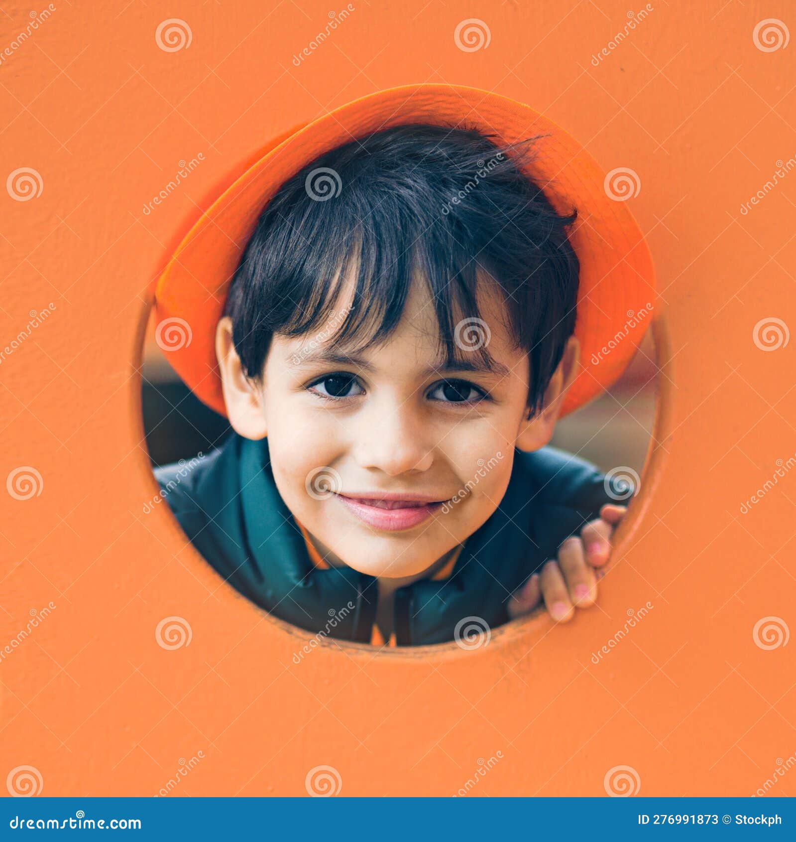 Happy, Funny, Brave Boy on the Playground Stock Image - Image of play ...