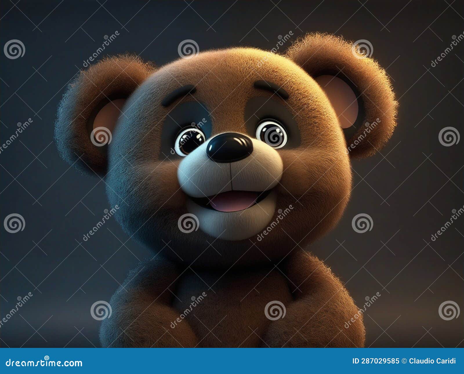 Happy Furry Monster Doodle Art Stock Photo | CartoonDealer.com #354139890