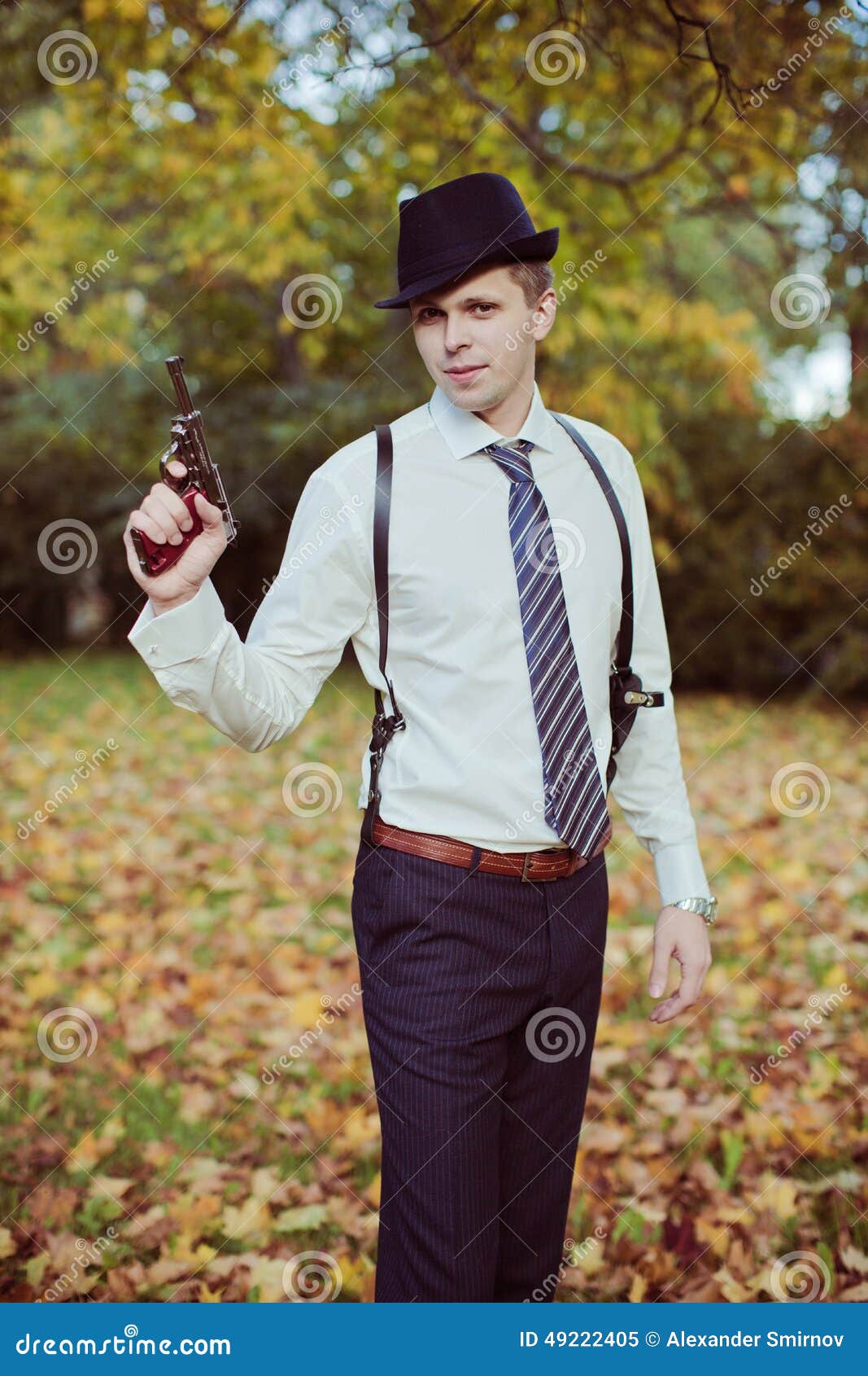 Happy gangster stock image. Image of italian, happy, train - 49222405