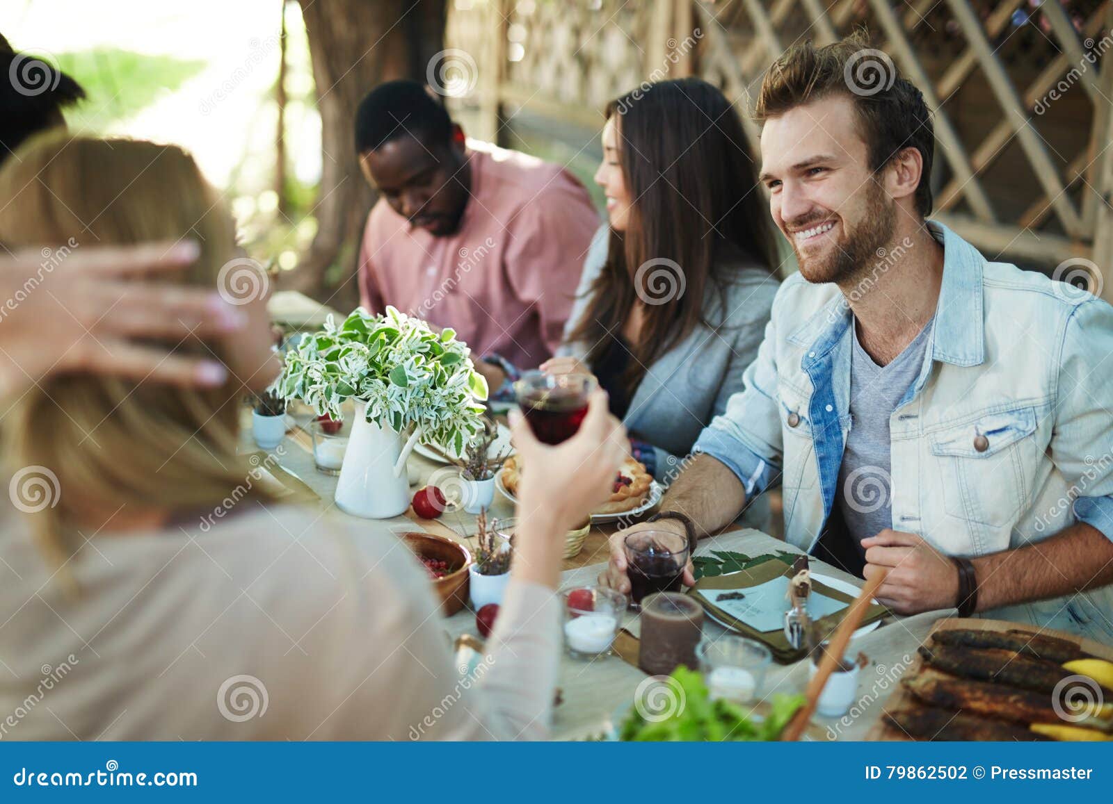 Happy gathering stock photo. Image of happy, holiday - 79862502