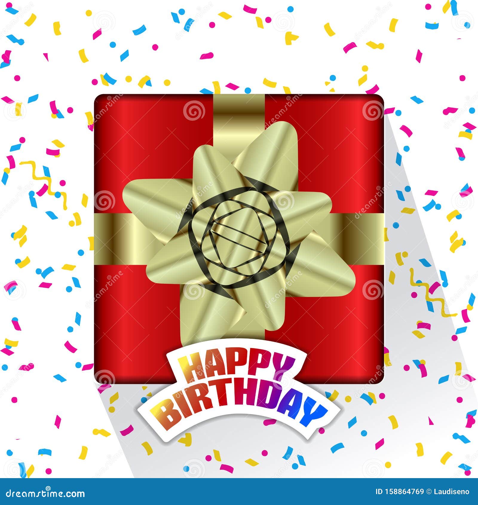 Happy Geburtstagsbild vektor abbildung. Illustration von feiertag ...