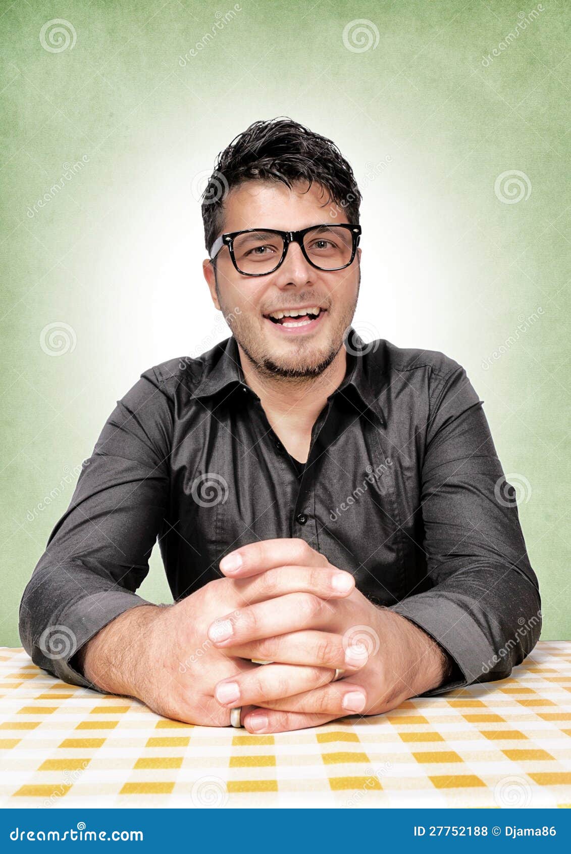 Happy geek stock photo. Image of shrug, executive, background - 27752188