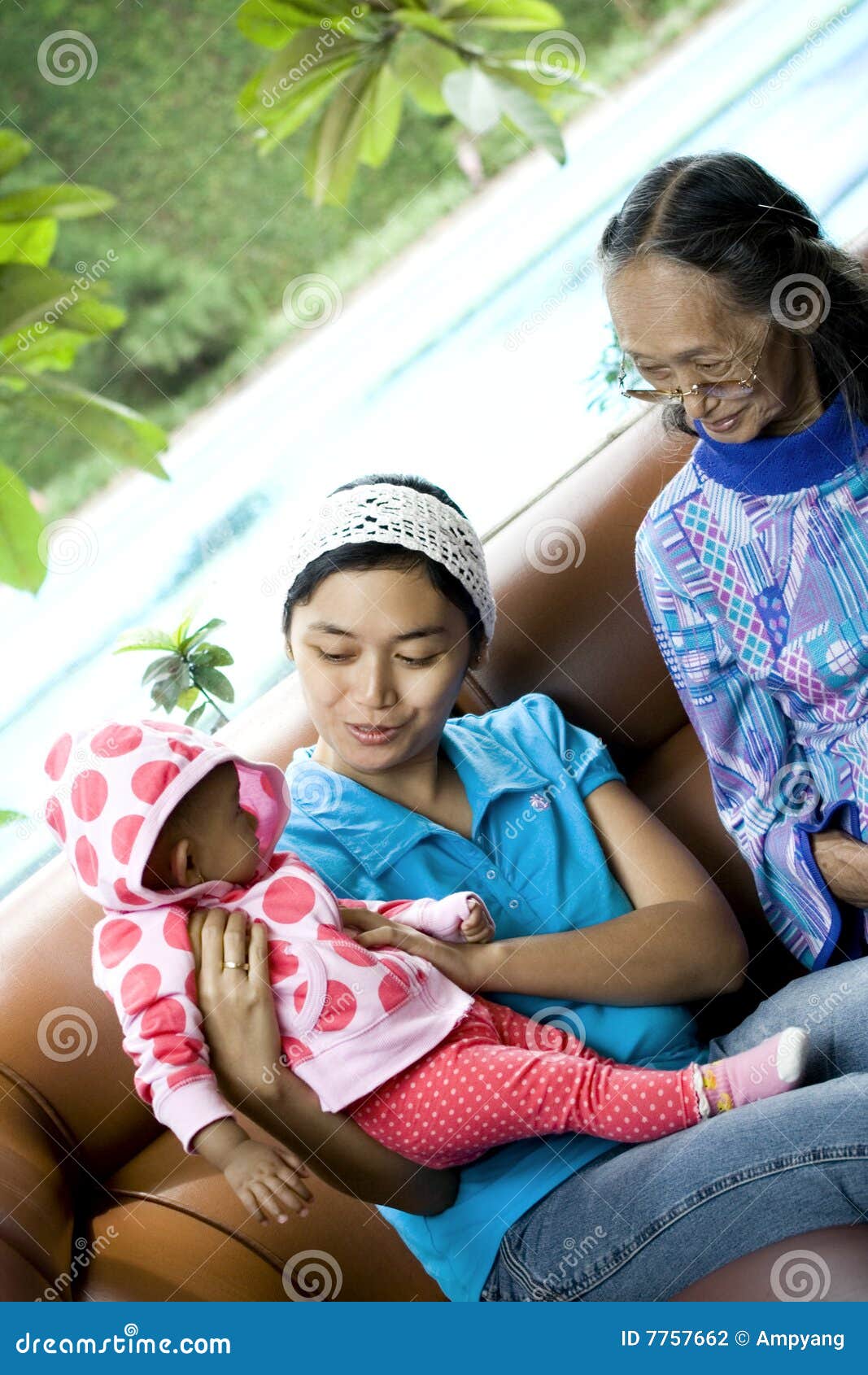 Happy generation stock photo. Image of baby, women, reunion - 7757662