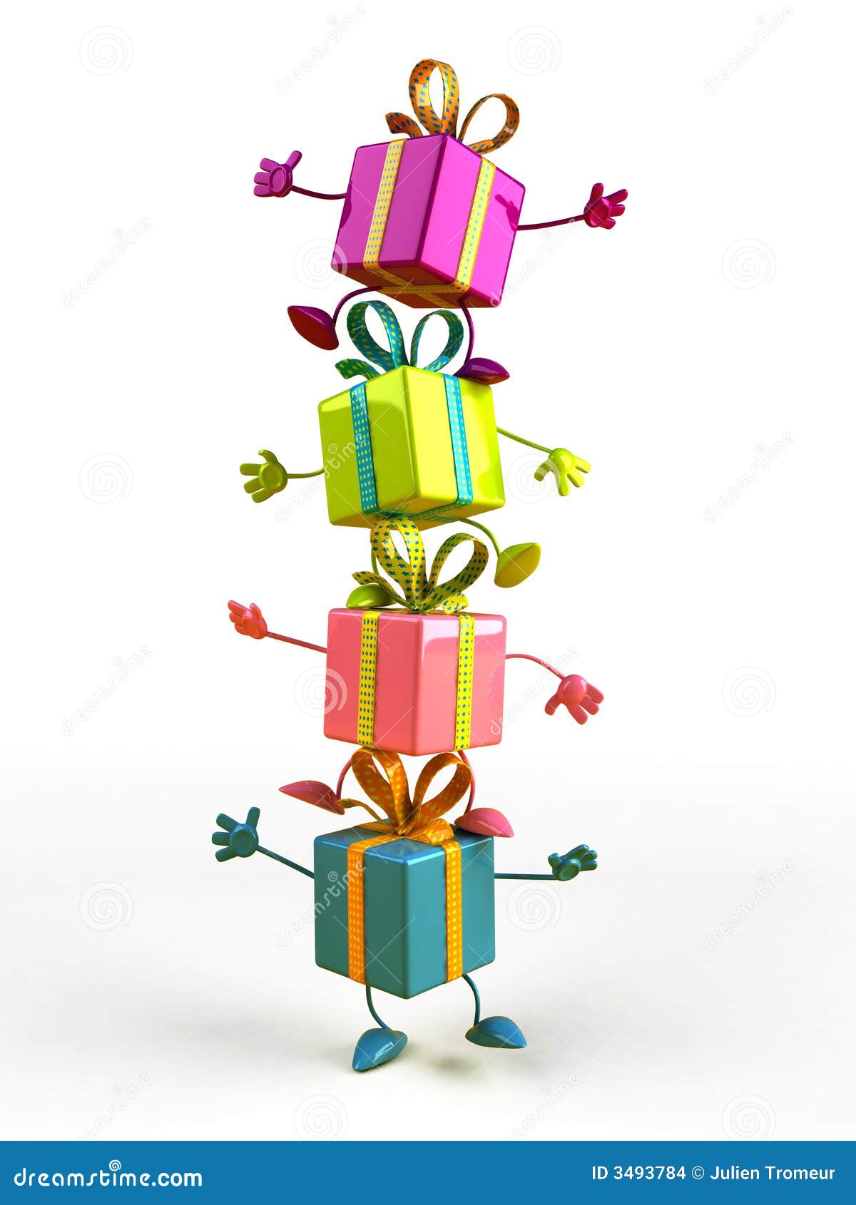 Happy gifts stock illustration. Illustration of paper - 3493784