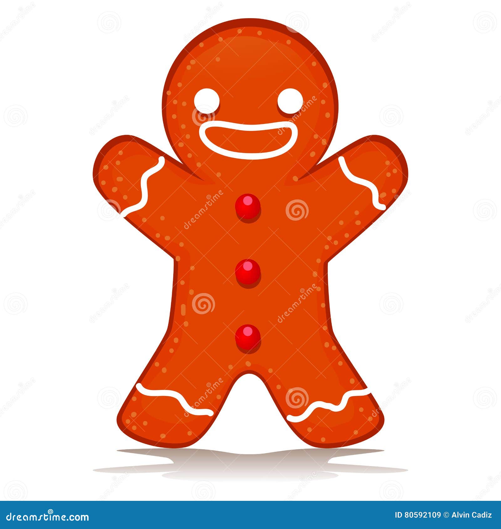 Happy Ginger Cat With Paw Prints. Cute Cartoon Character Vector ...