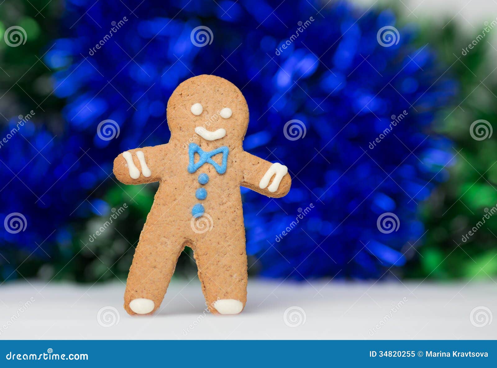 Happy gingerbread man stock image. Image of baked, glitter - 34820255