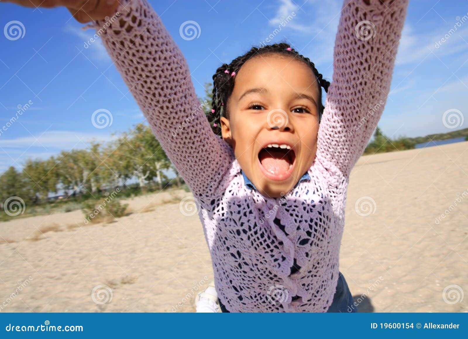 Happy girl stock photo. Image of female, circling, move - 19600154
