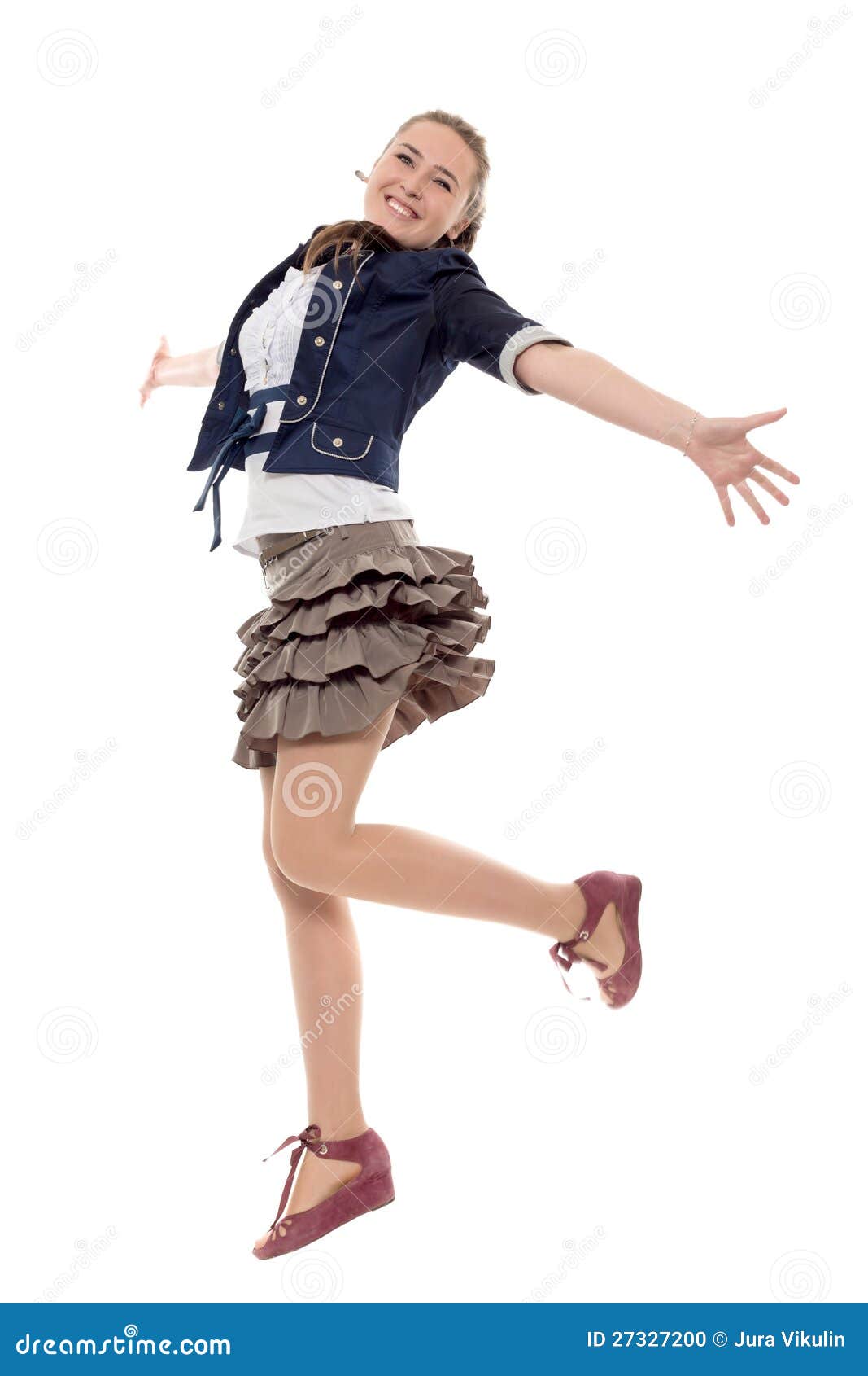 The happy girl stock photo. Image of background, beautiful - 27327200