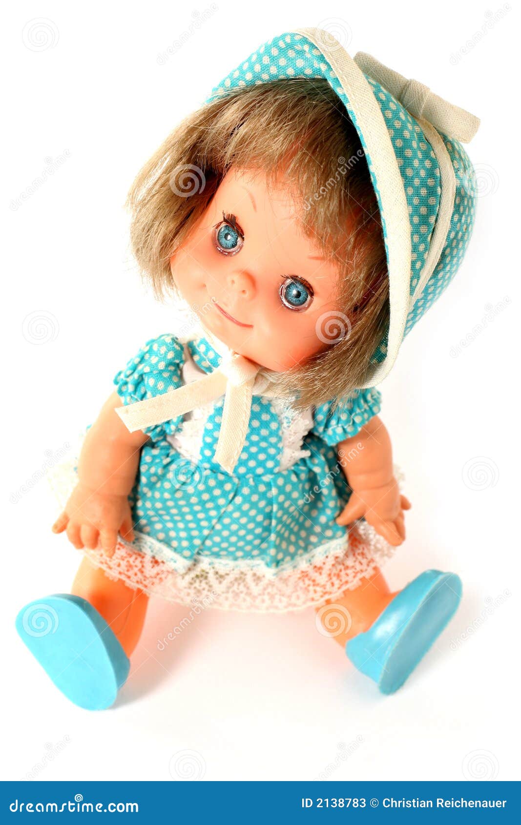 Happy Girl Doll Sitting Stock Photos - Image: 2138783