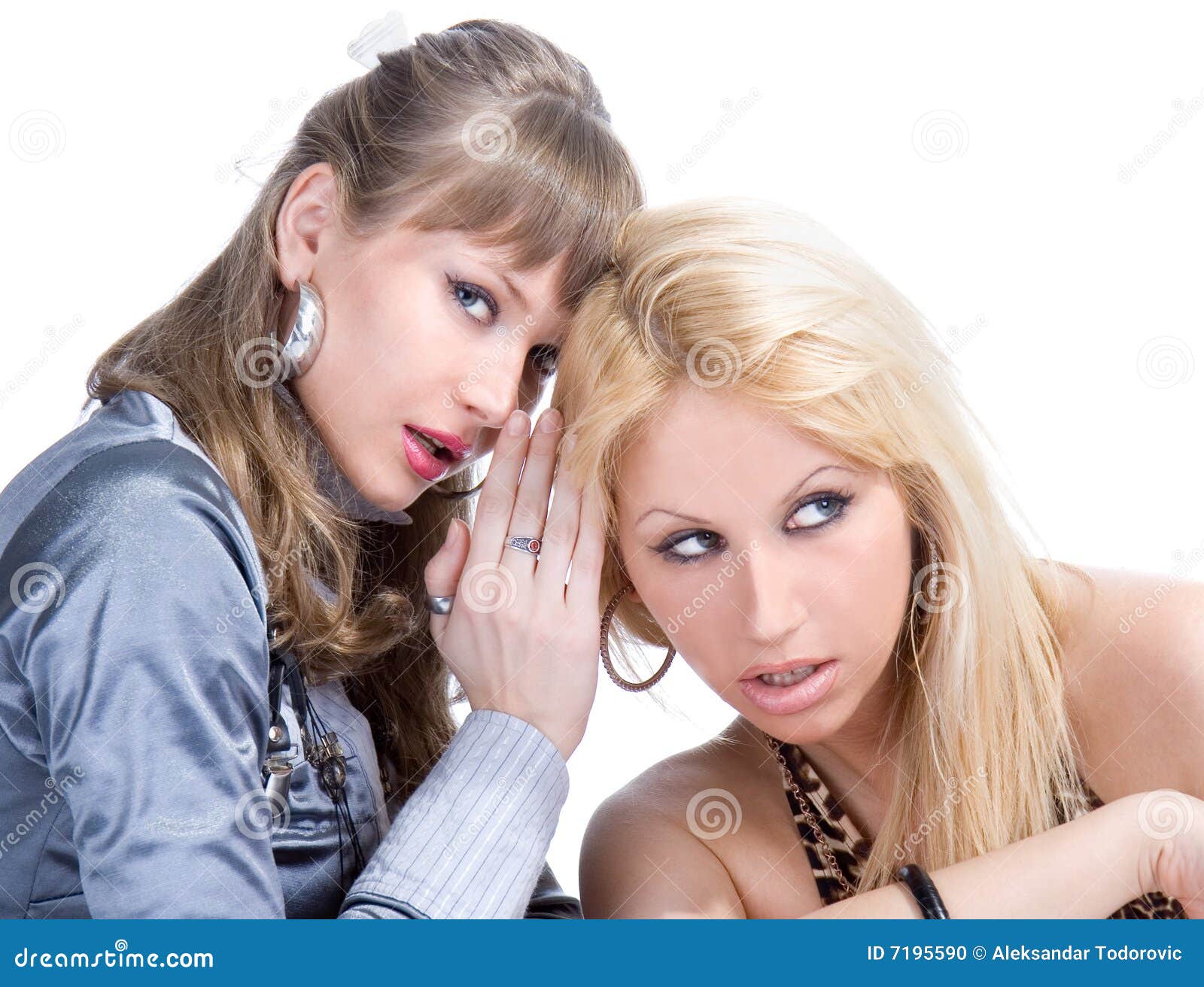 Happy Girl Friends Talking and Laughing Stock Photo - Image of ...
