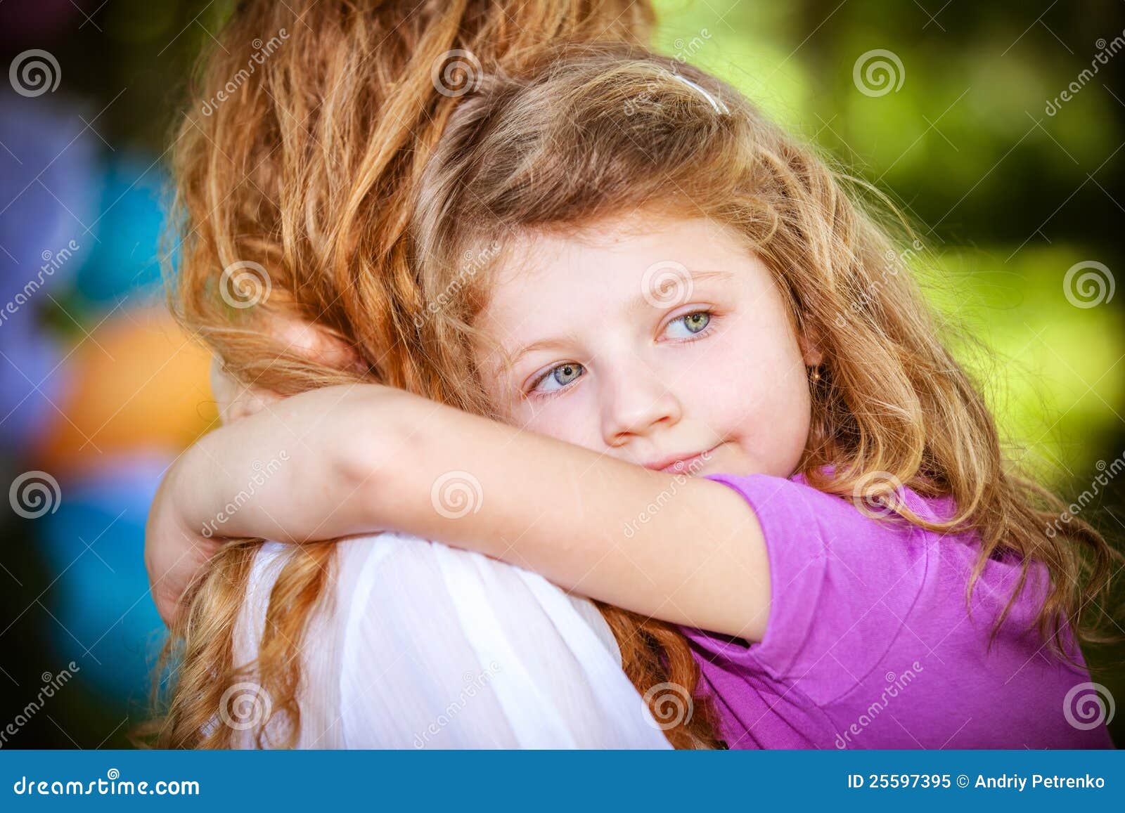 Happy Girl on Hands of Sister Stock Image - Image of childhood ...
