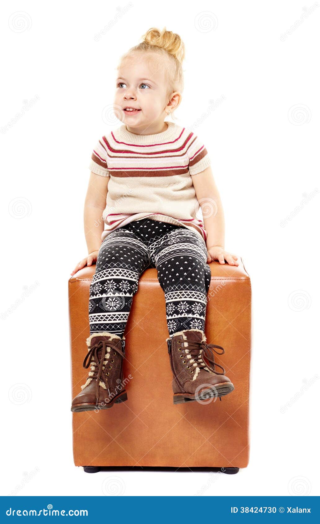 Happy girl stock photo. Image of female, portrait, blond - 38424730