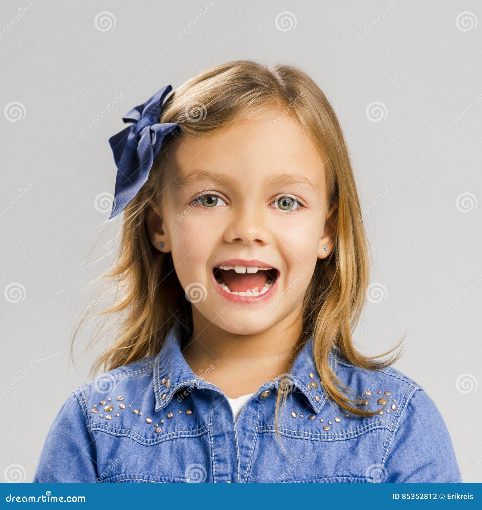 Happy Girl stock photo. Image of children, laughing, childhood - 85352812