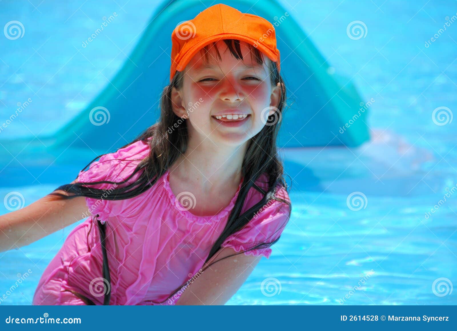 Happy girl on vacation stock photo. Image of female, recreation - 2614528
