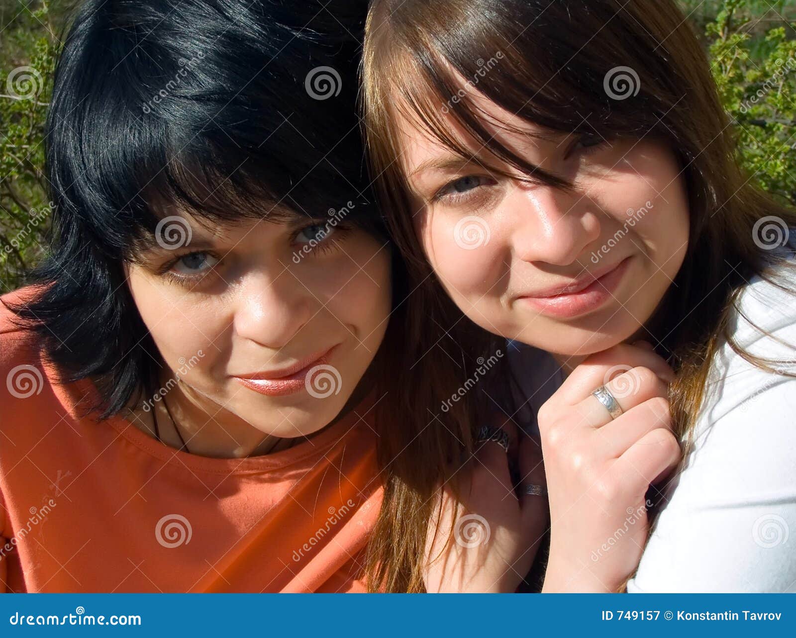 Happy girlfriends stock image. Image of love, health, head - 749157
