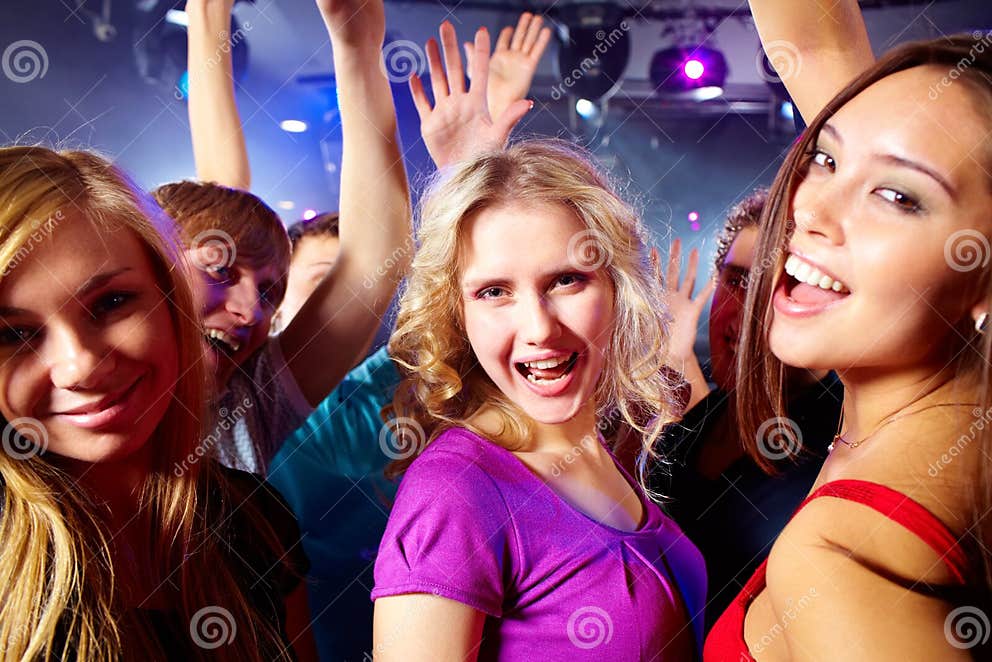 Happy girls stock image. Image of celebration, friendship - 14377229