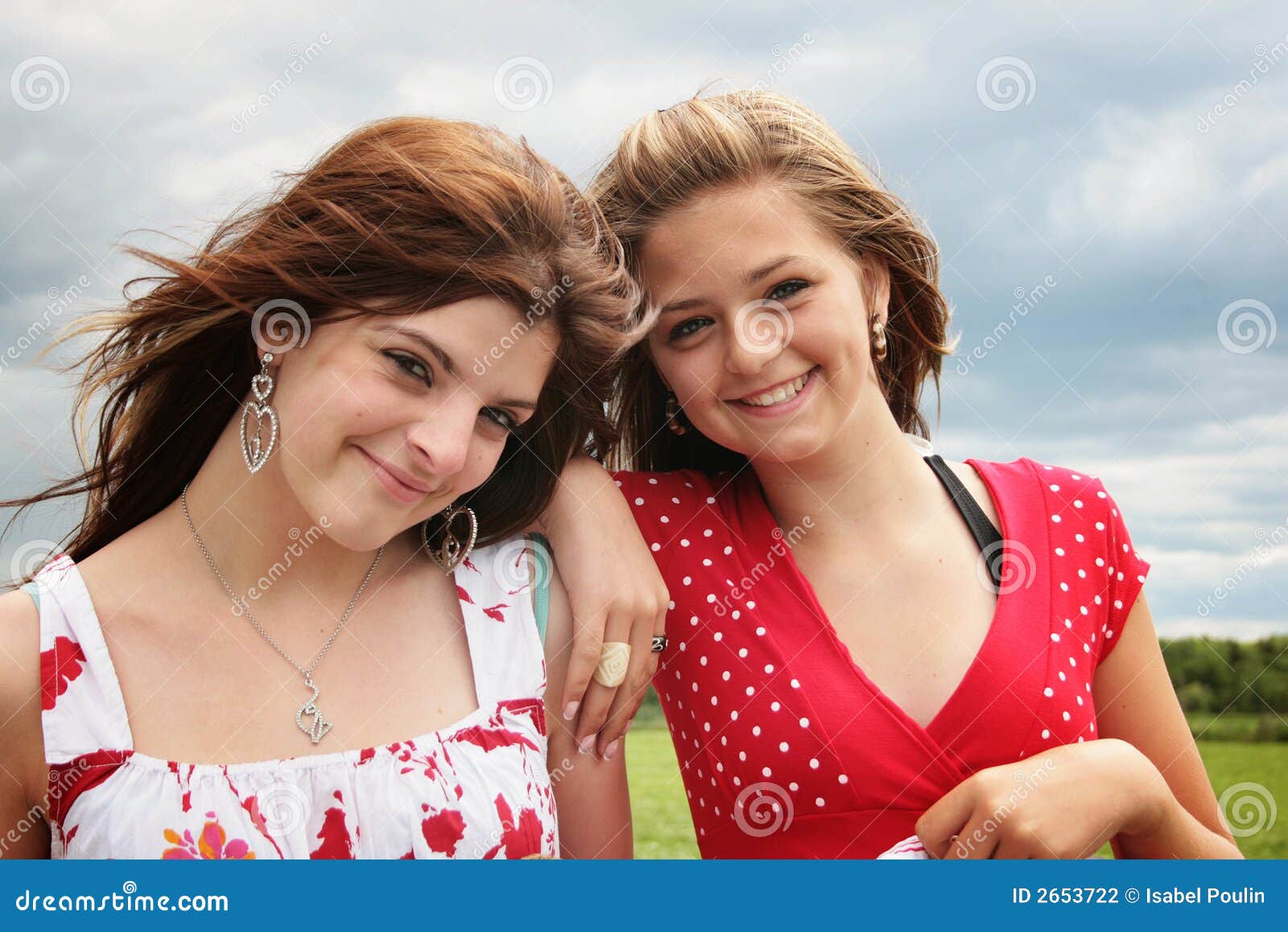 Happy girls stock photo. Image of female, brune, confident - 2653722