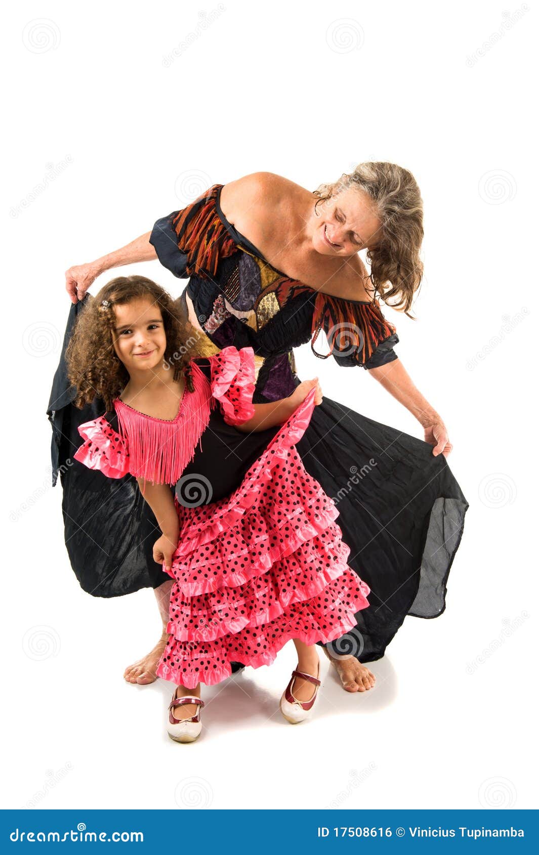Happy Girls Dancing stock photo. Image of female, family - 17508616