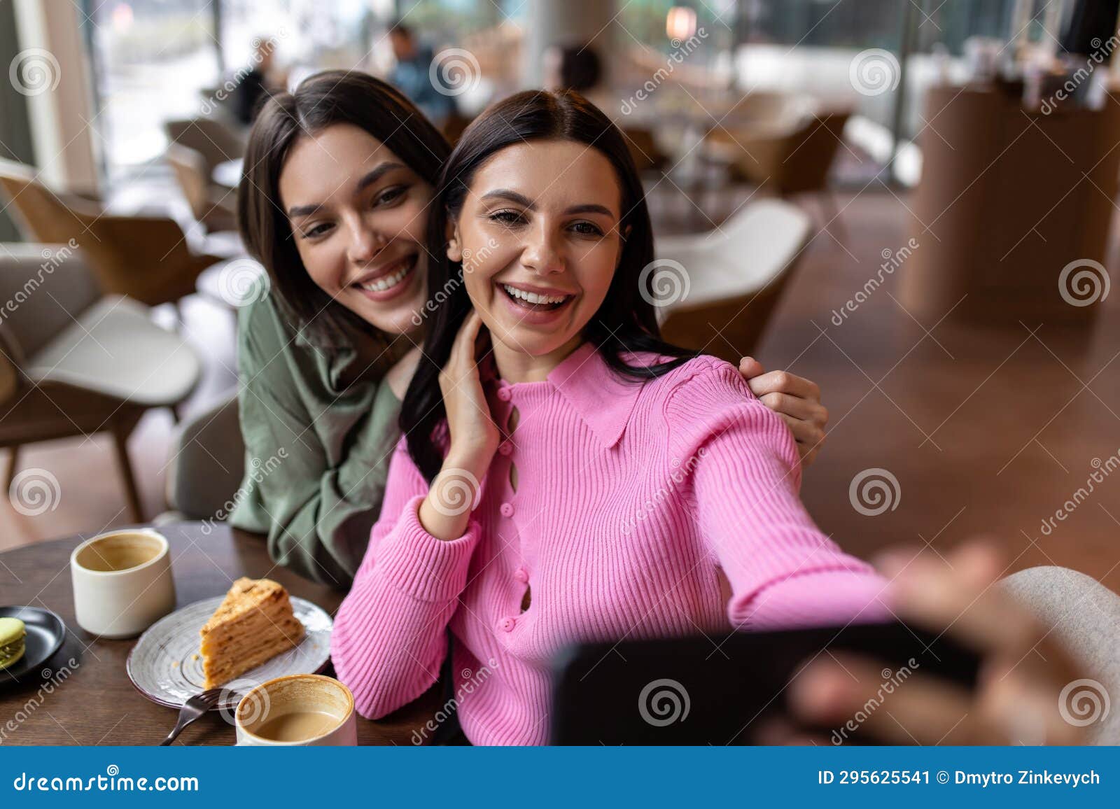Happy Girls Spending Time Together and Looking Excited Stock Image ...