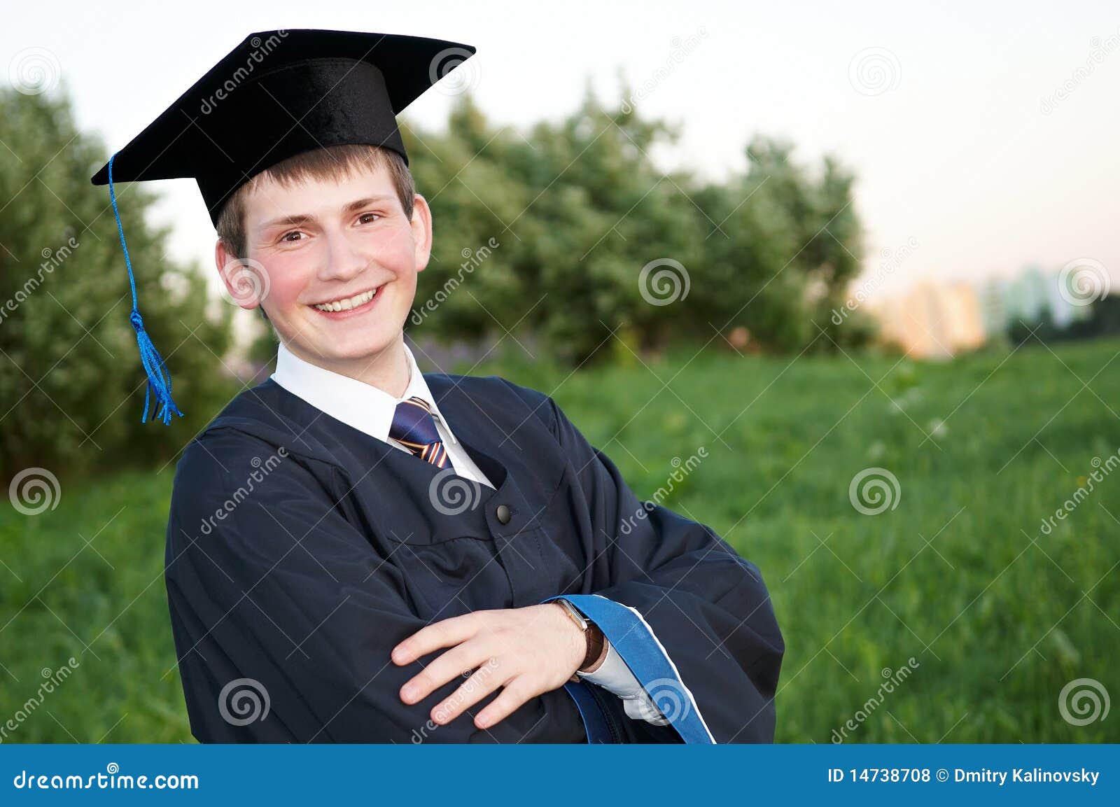 Happy graduate student stock photo. Image of glad, degree - 14738708