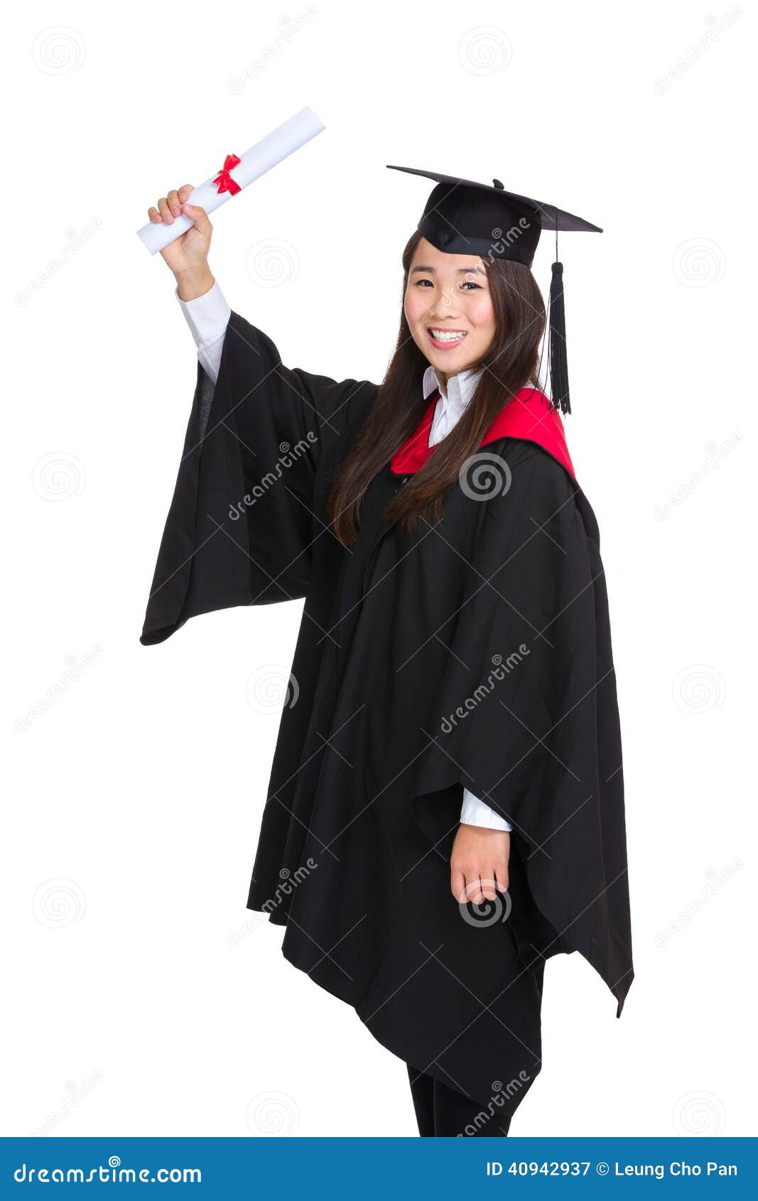 Happy graduate student stock image. Image of chinese - 40942937
