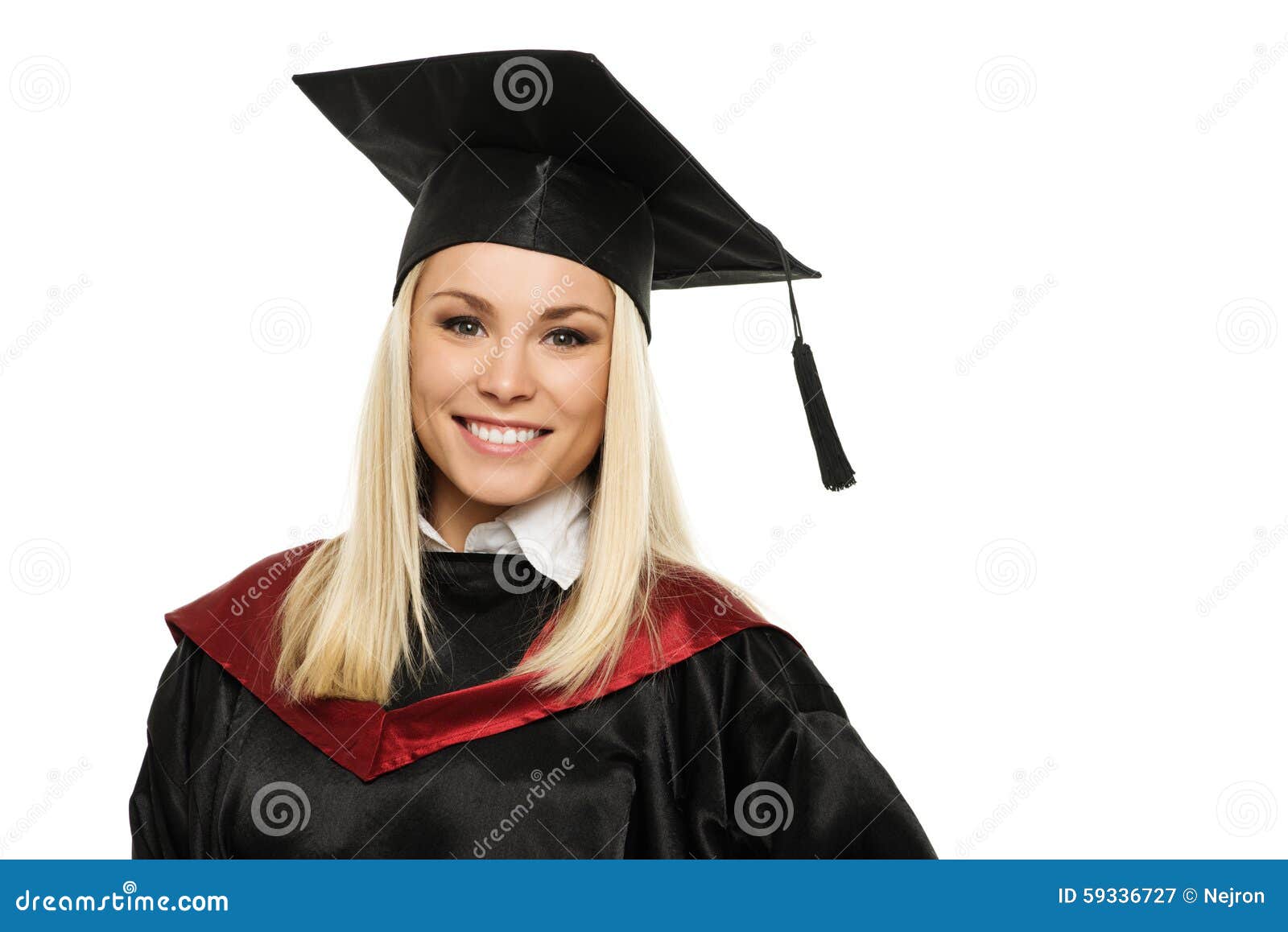 Happy graduated student stock image. Image of complete - 59336727