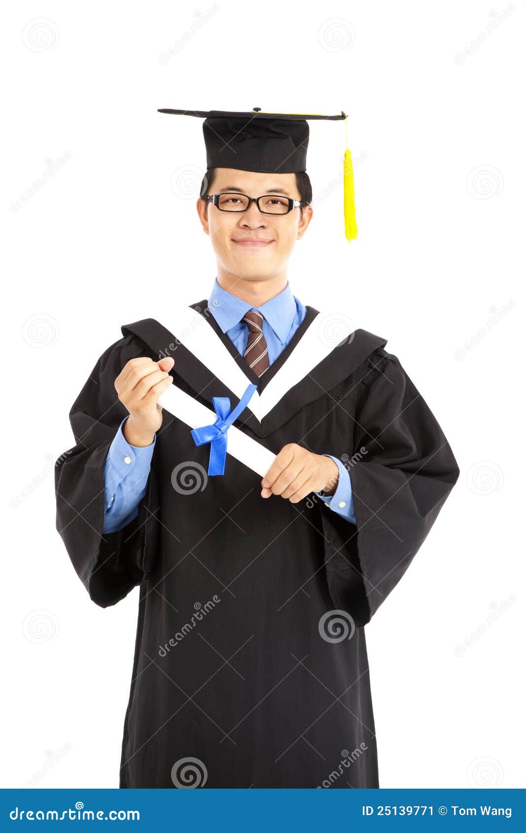 Happy graduating student stock image. Image of congratulations - 25139771