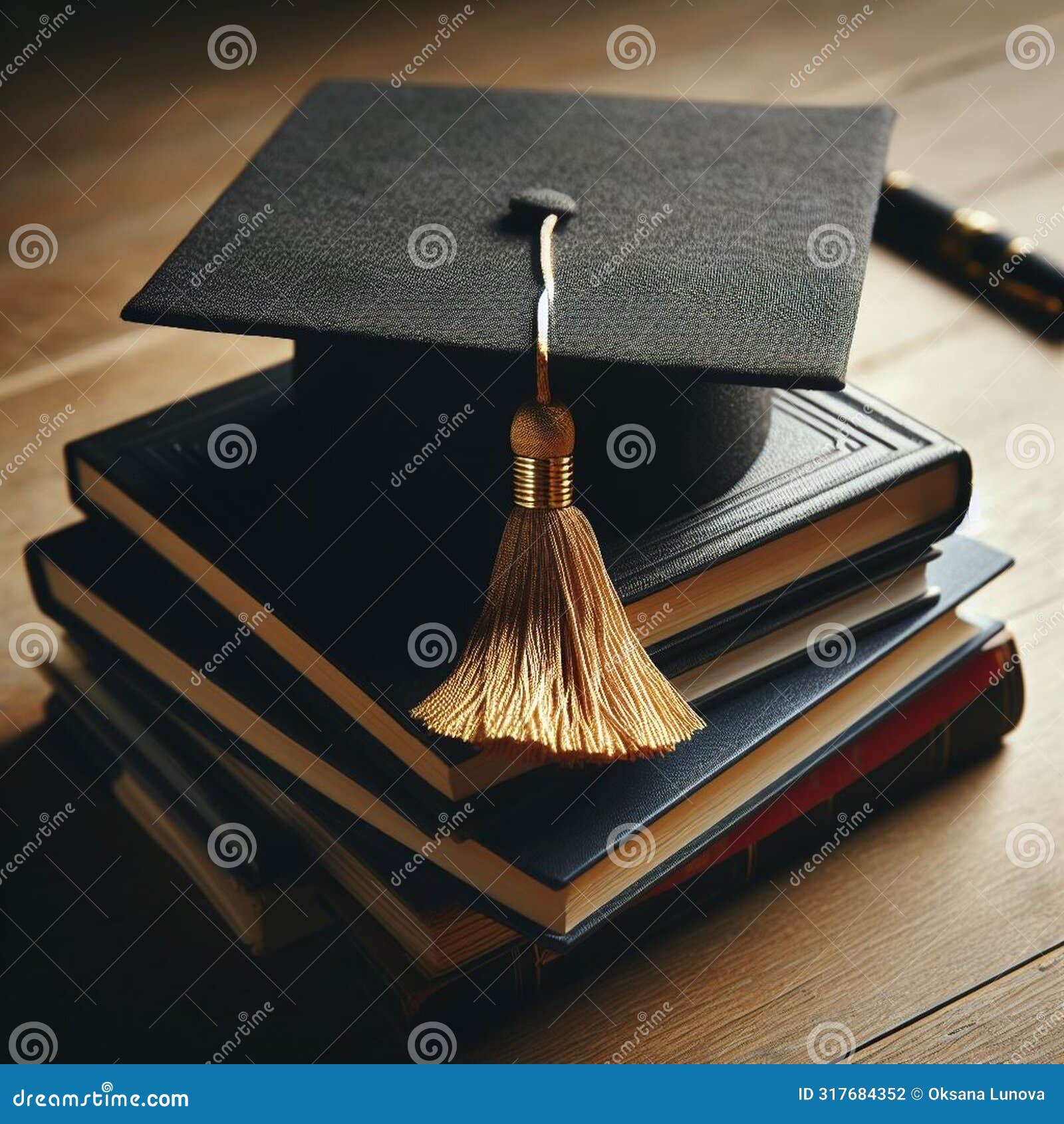 Happy Graduation Day stock illustration. Illustration of exam - 317684352