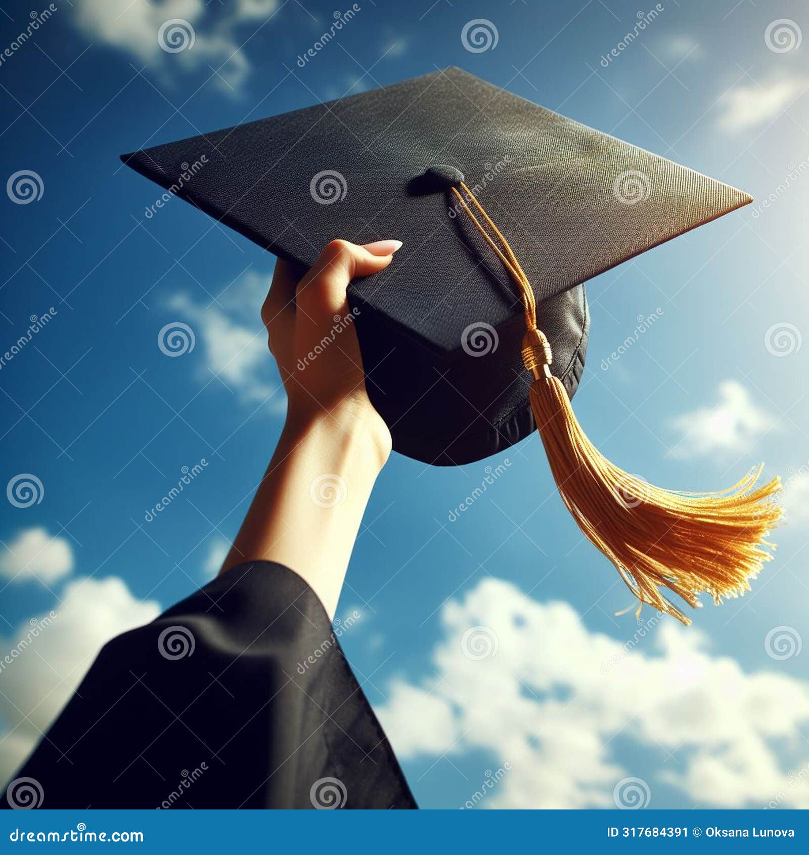 Happy Graduation Day stock illustration. Illustration of learning ...