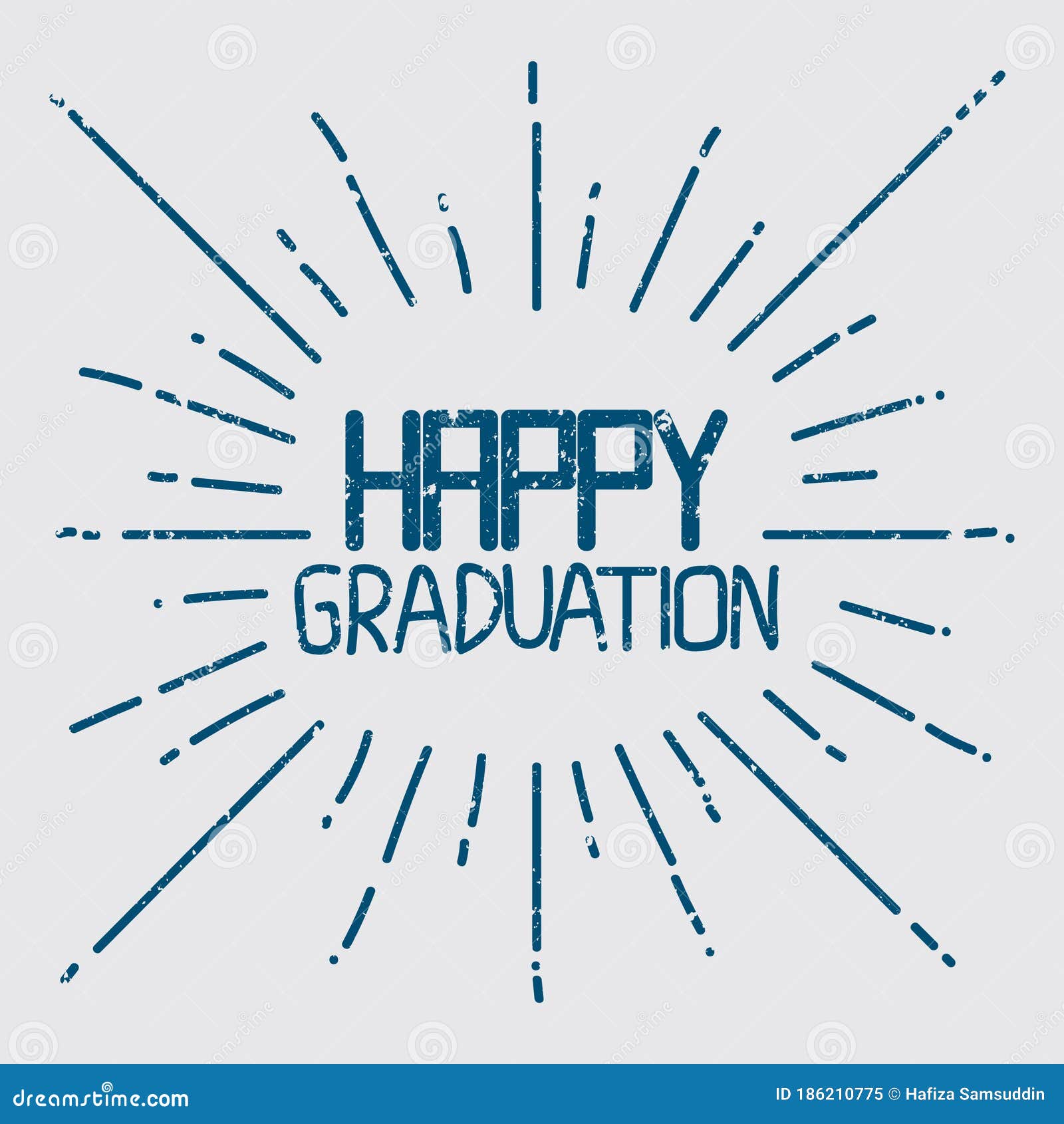 Happy Graduation Poster. Vector Illustration Decorative Design Stock ...
