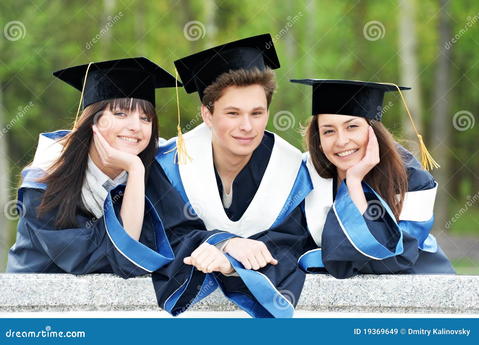 Happy graduation students stock image. Image of laugh - 19369649