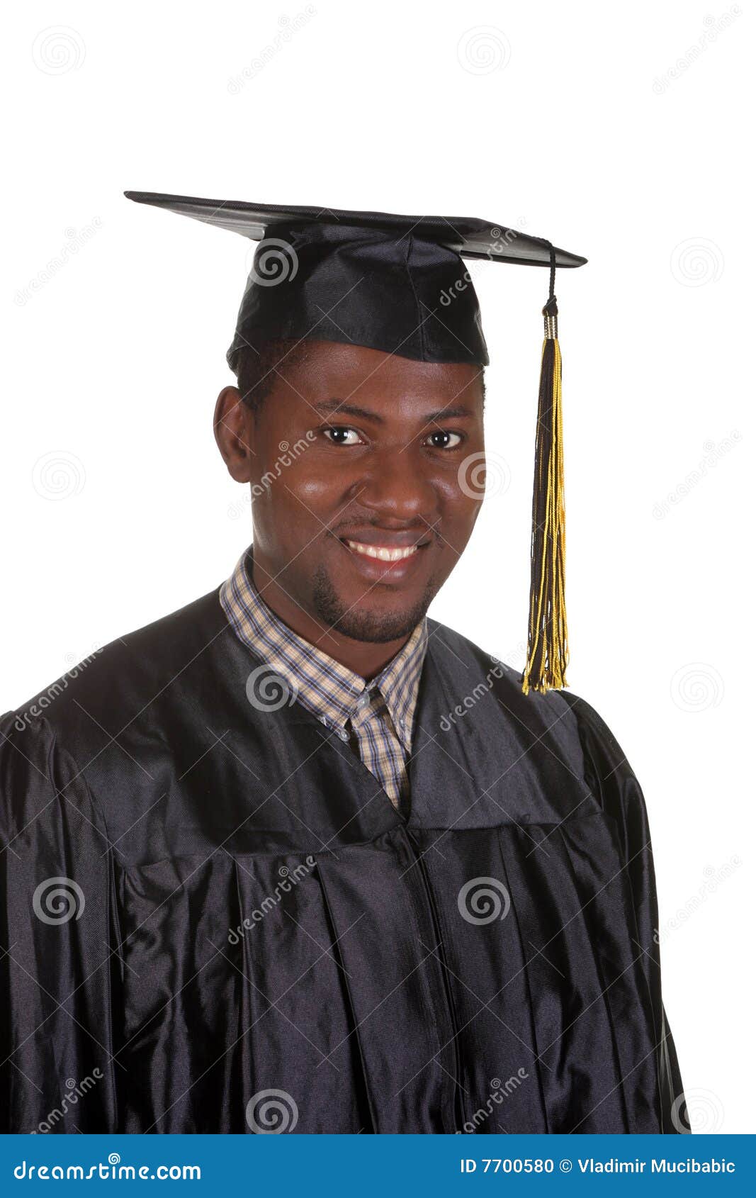 Happy Graduation a Young Man Stock Photo - Image of mortarboard ...