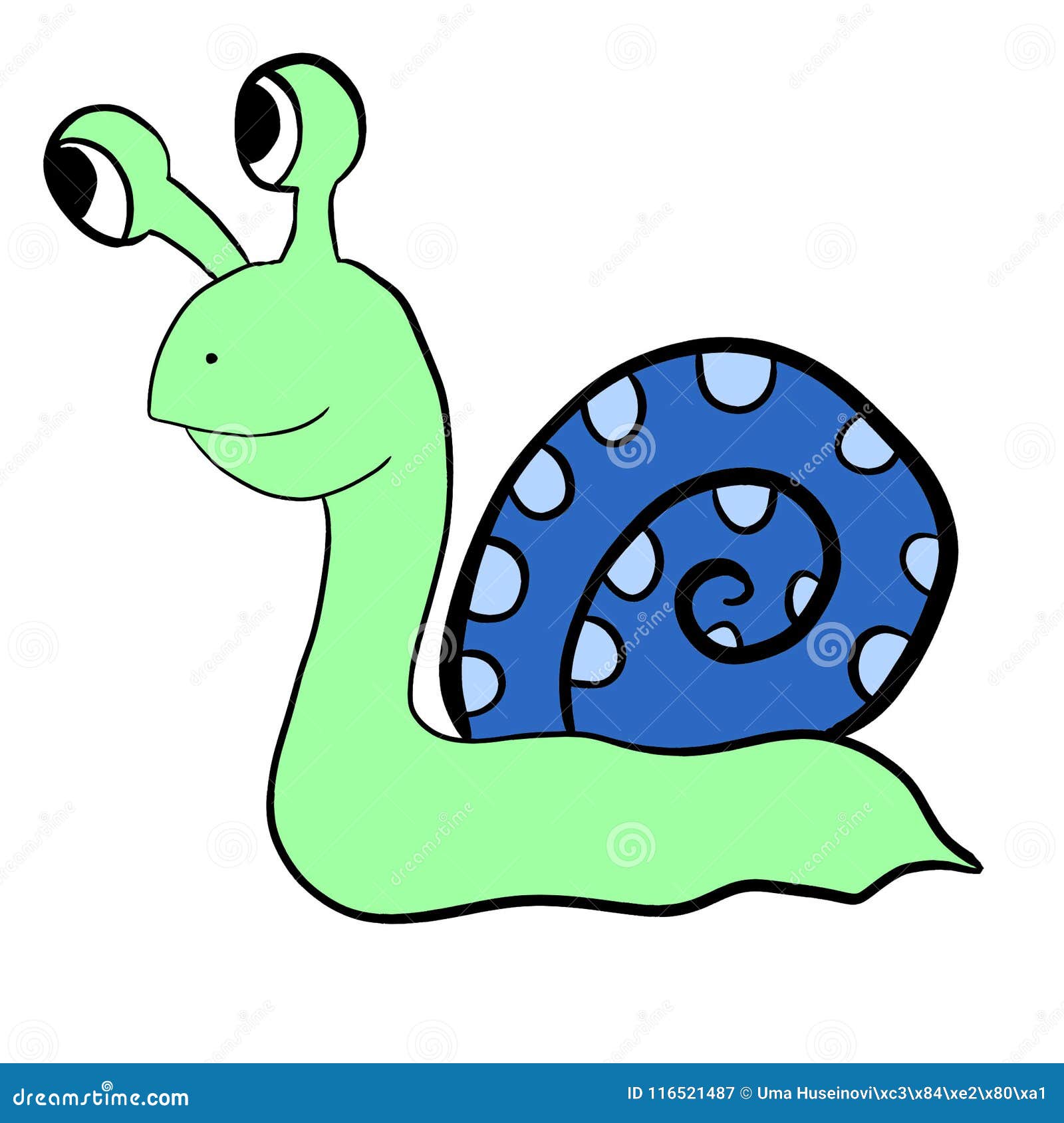 Snail Blue And Yellow. Invertebrate Wildlife. Wild Life Zen Tangle ...