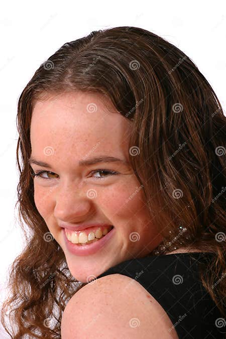 Happy grin stock photo. Image of person, female, teens - 335916