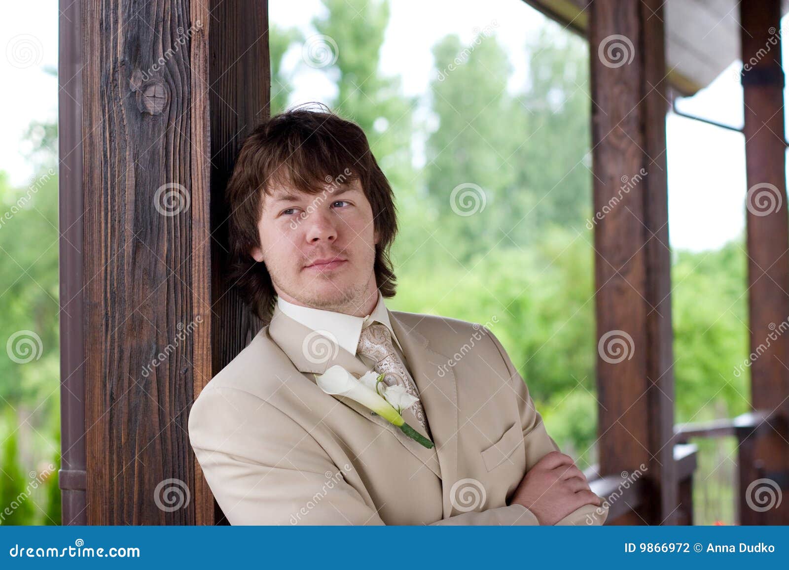 Happy groom stock photo. Image of portrait, people, face - 9866972