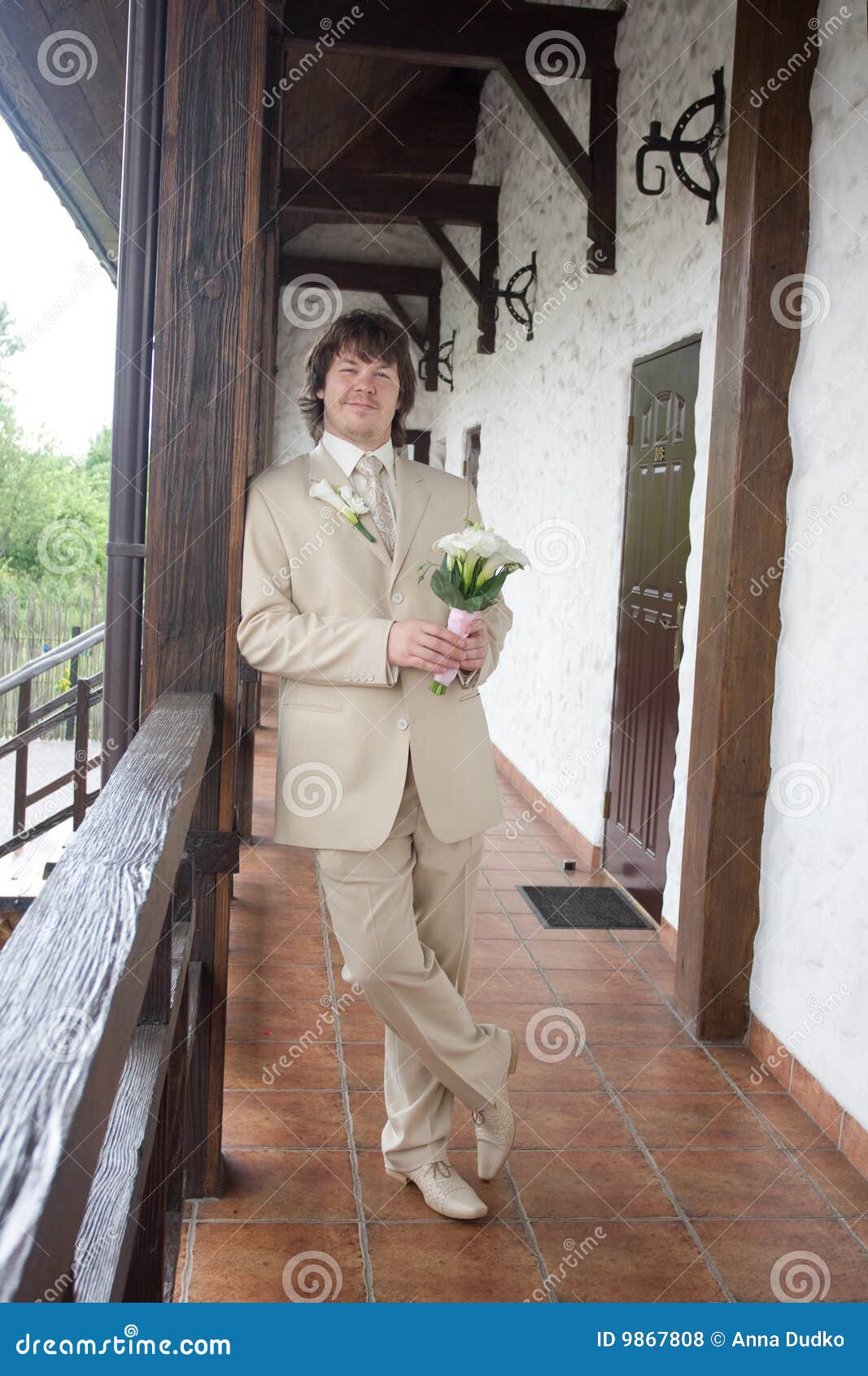 Happy groom stock photo. Image of look, romance, love - 9867808