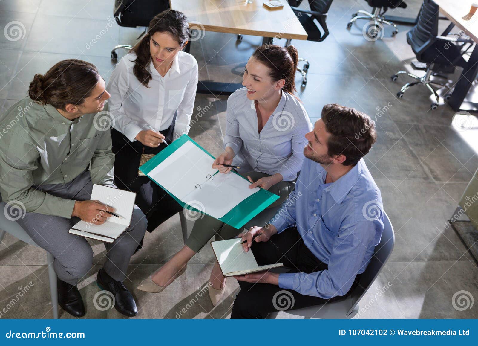 Group of Executives Having Meeting in the Office Stock Photo - Image of ...