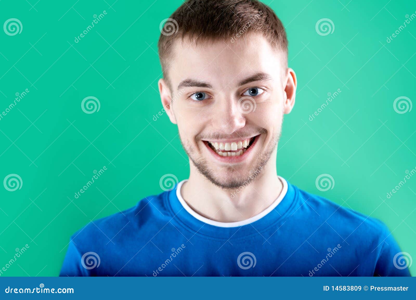 Happy guy stock image. Image of caucasian, gladness, modern - 14583809