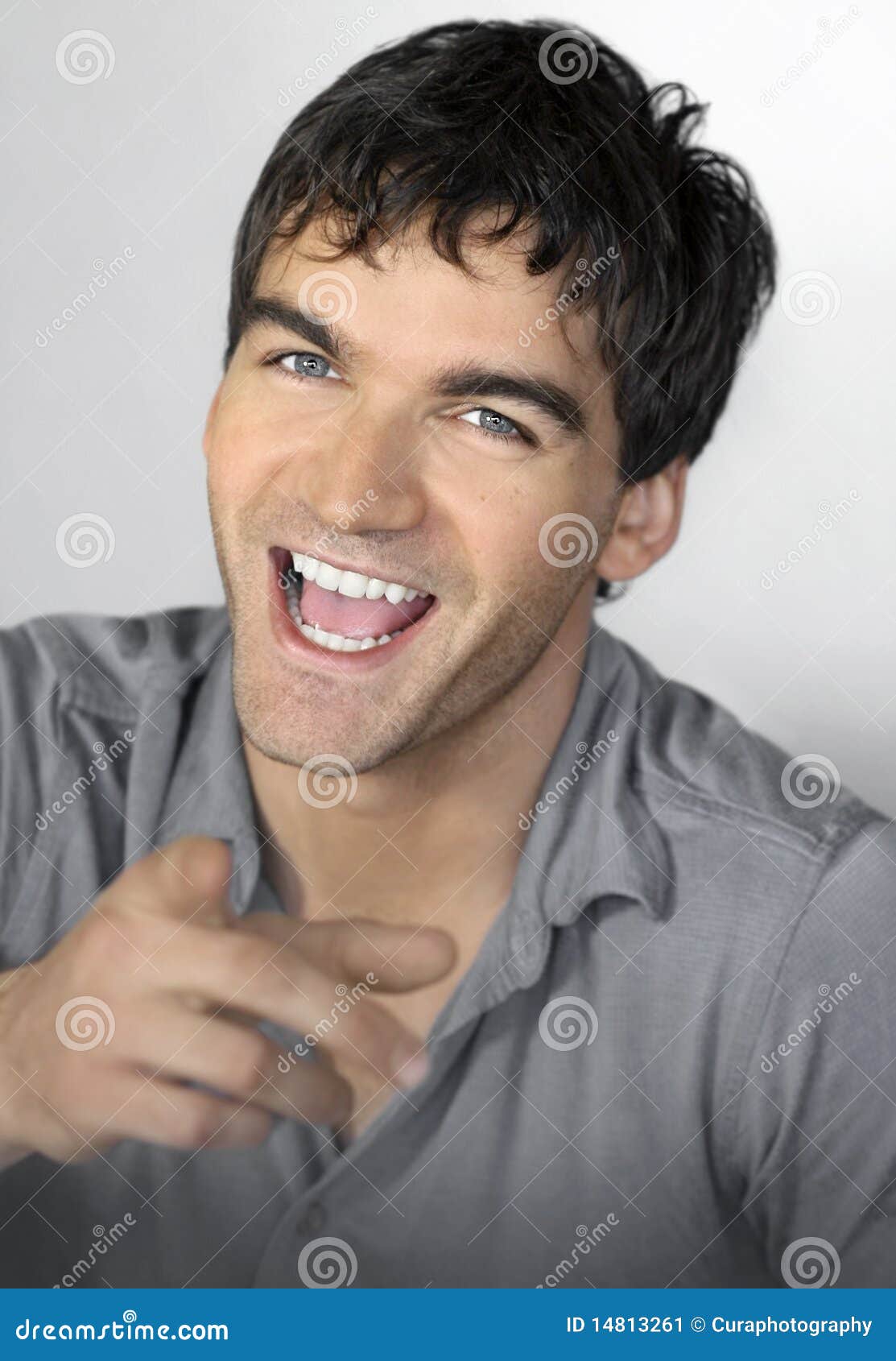 Happy guy stock image. Image of happiness, excited, smile - 14813261