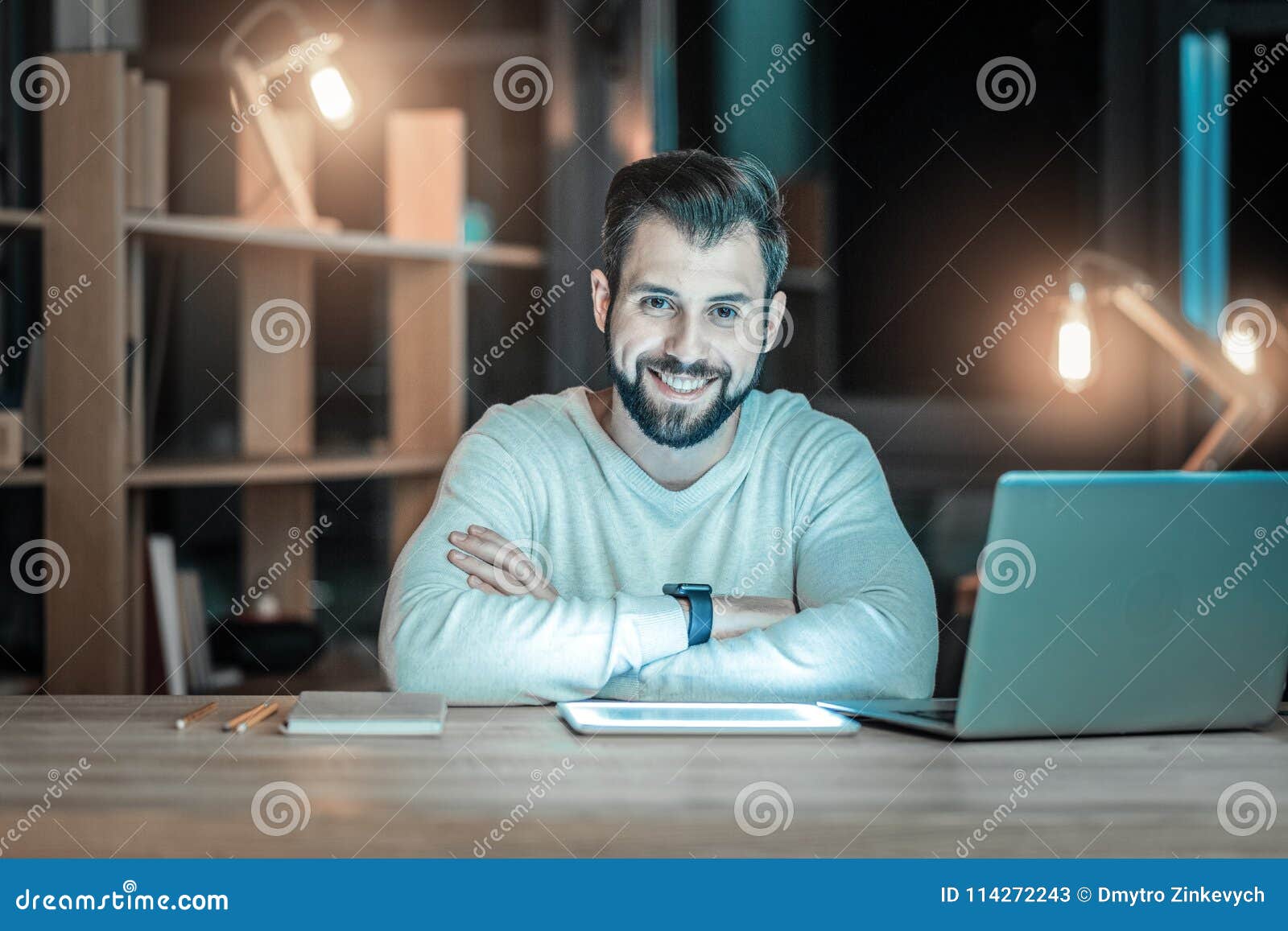 Happy it Guy Competing Code Stock Image - Image of programming ...