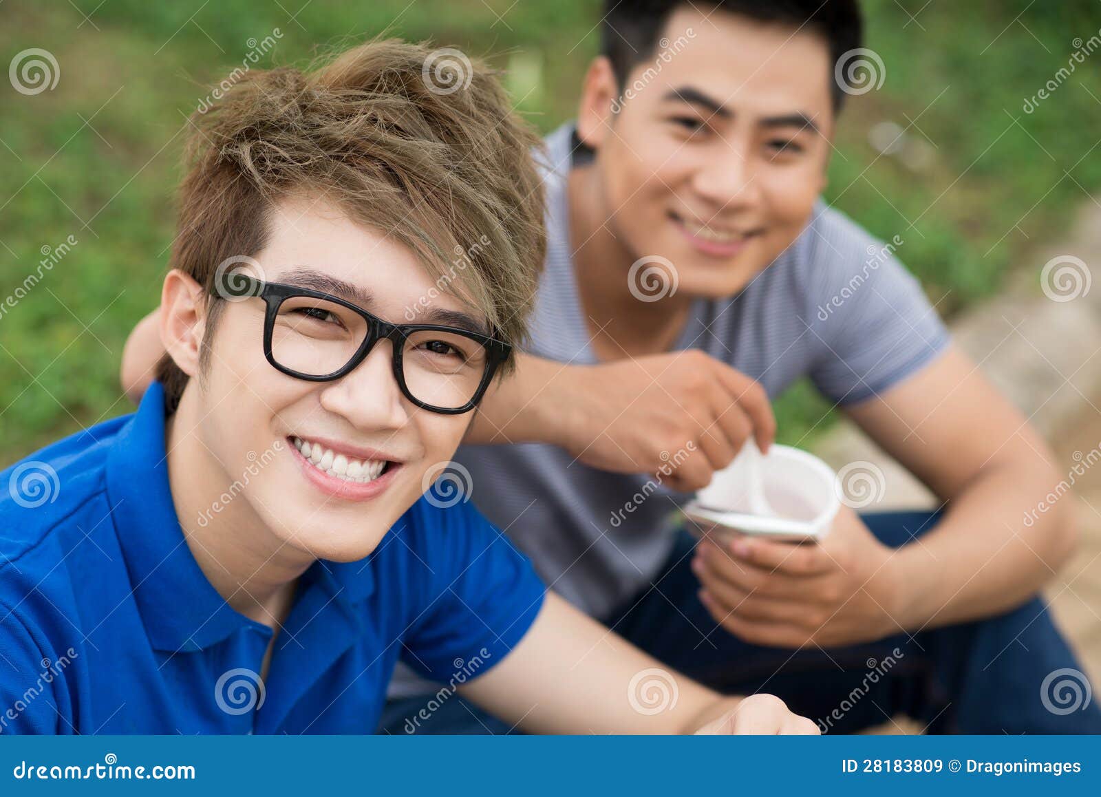 Happy guys stock image. Image of expression, positivity - 28183809