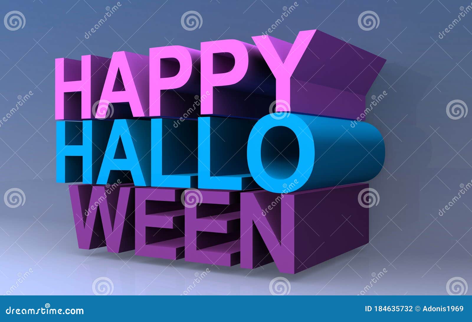 Happy hallo ween stock illustration. Illustration of blue - 184635732