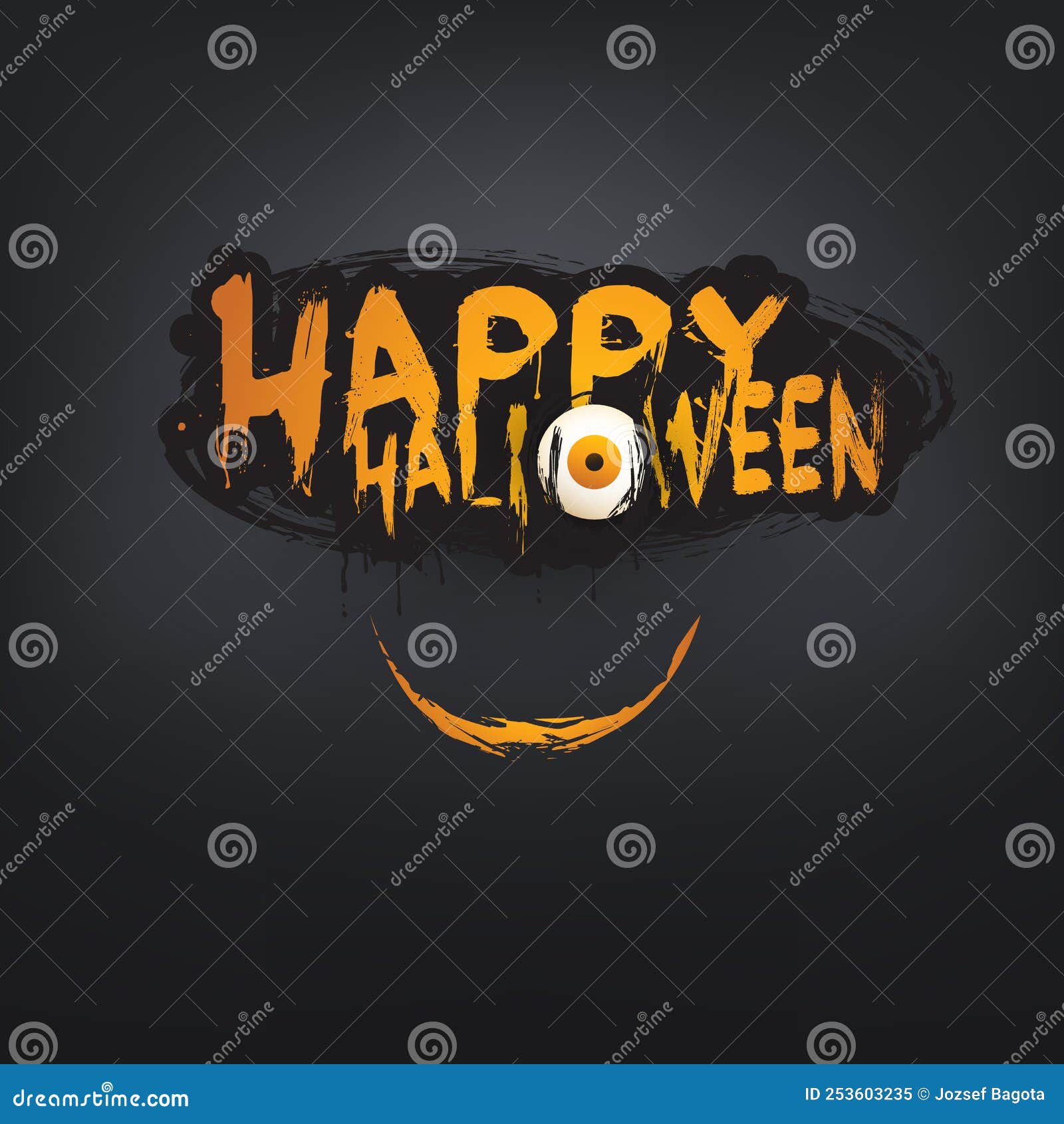 Happy-halloween Card- Oder Flyer-Designvorlage Mit Pop-Out-Effekt ...