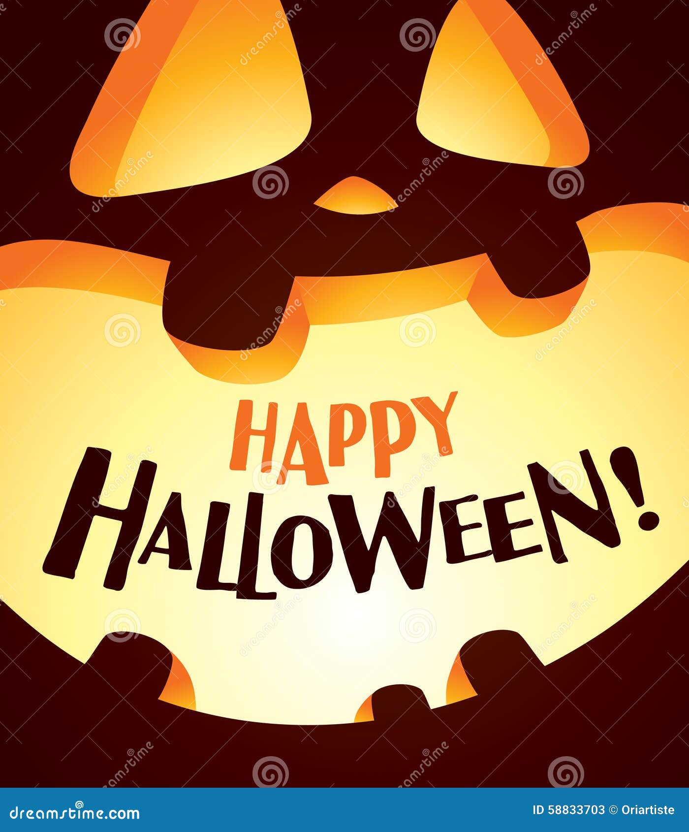 Happy Halloween! stock vector. Illustration of celebration - 58833703