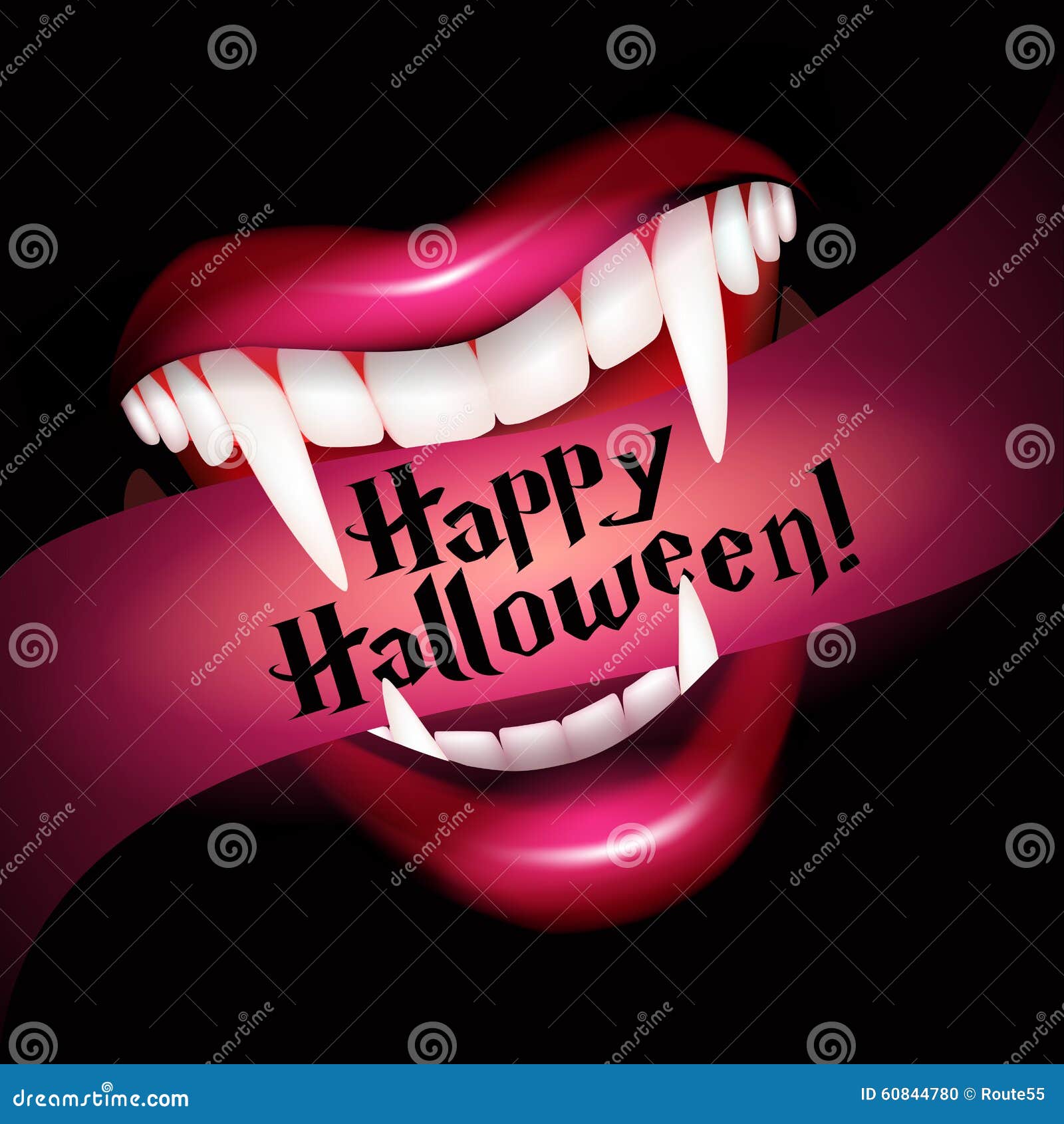 Happy Halloween stock vector. Illustration of glamour - 60844780